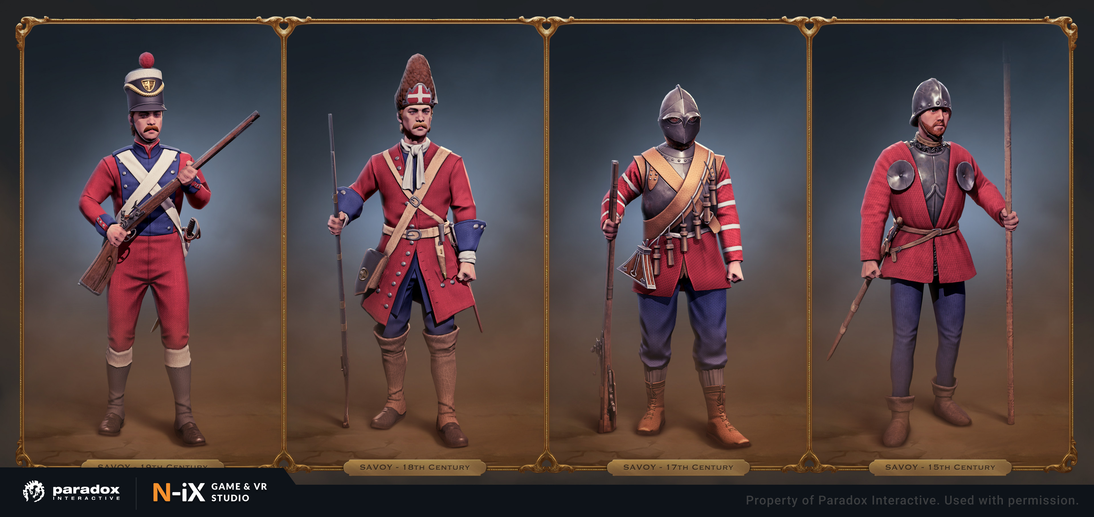 N-iX Game & VR Studio - Europa Universalis 4 Characters Part 1