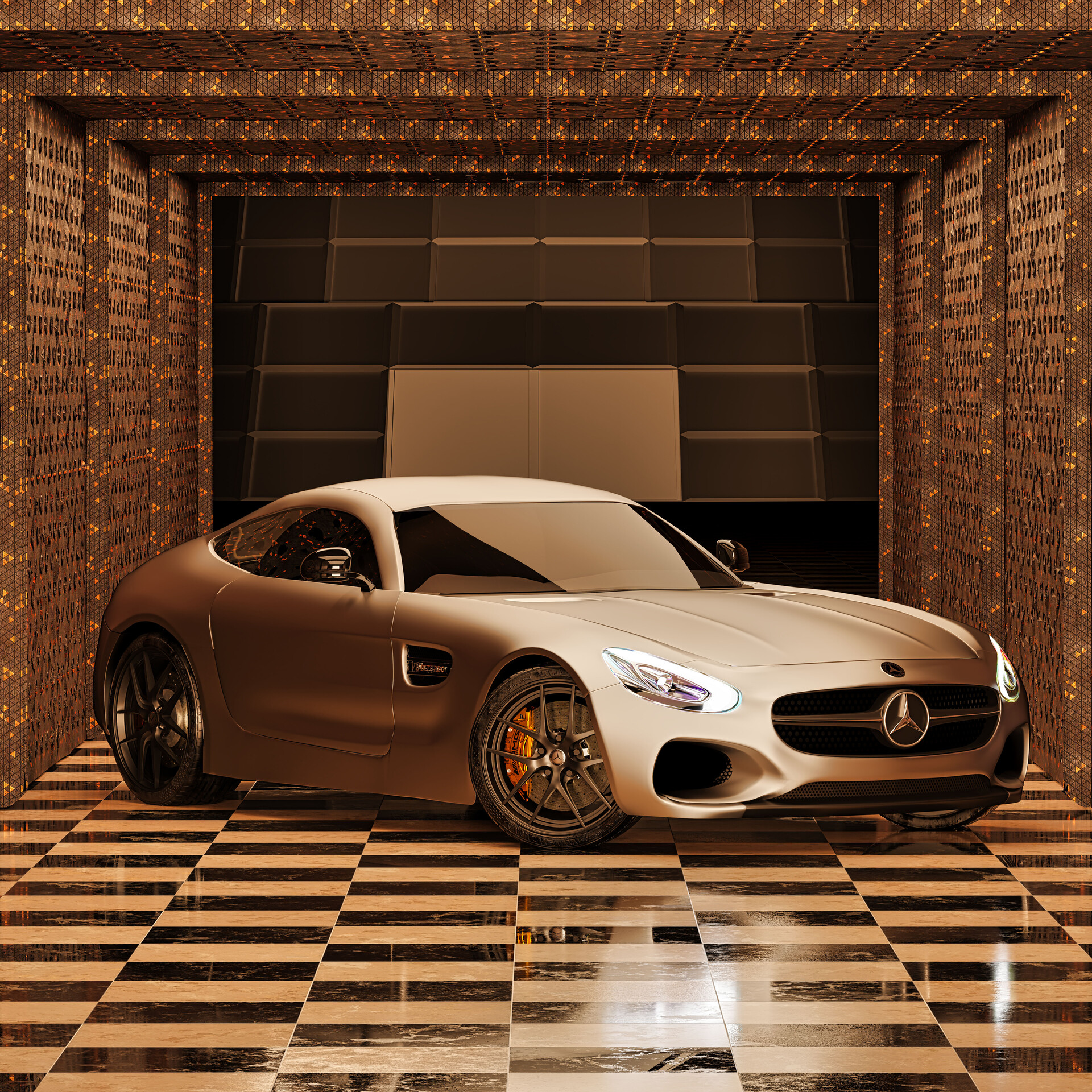 ArtStation - Elegance in Motion: Mercedes-Benz AMG GT