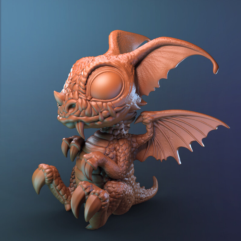 ArtStation - The Little Dragon Vilgo