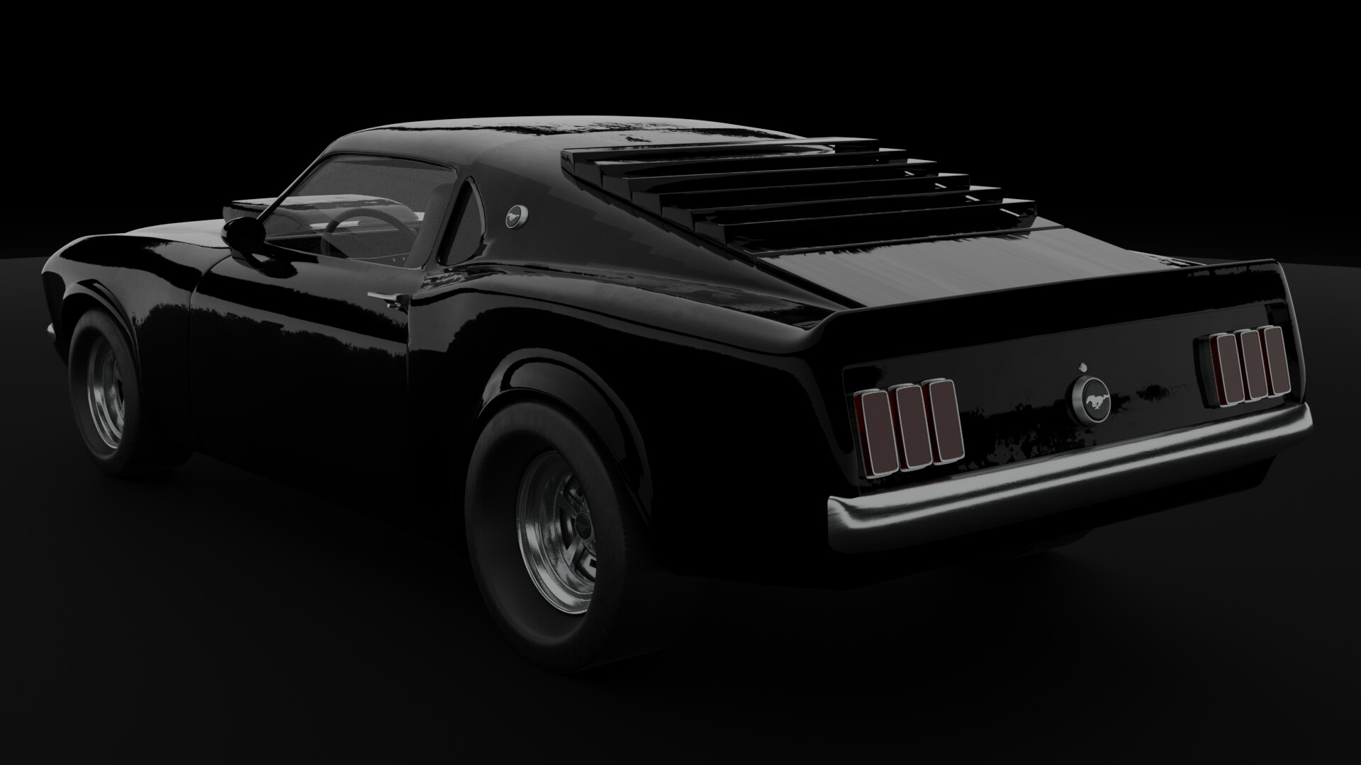 ArtStation - Ford Mustang