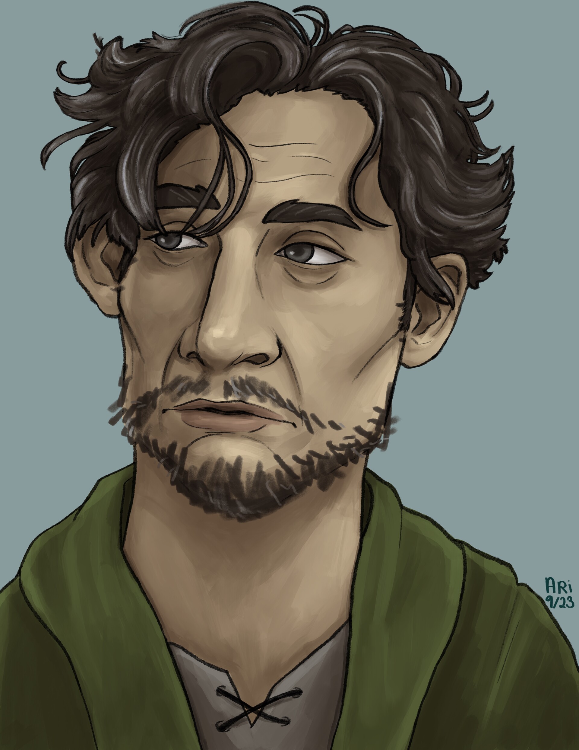 ArtStation - Alexei Merrik (D&D NPC - Bust)