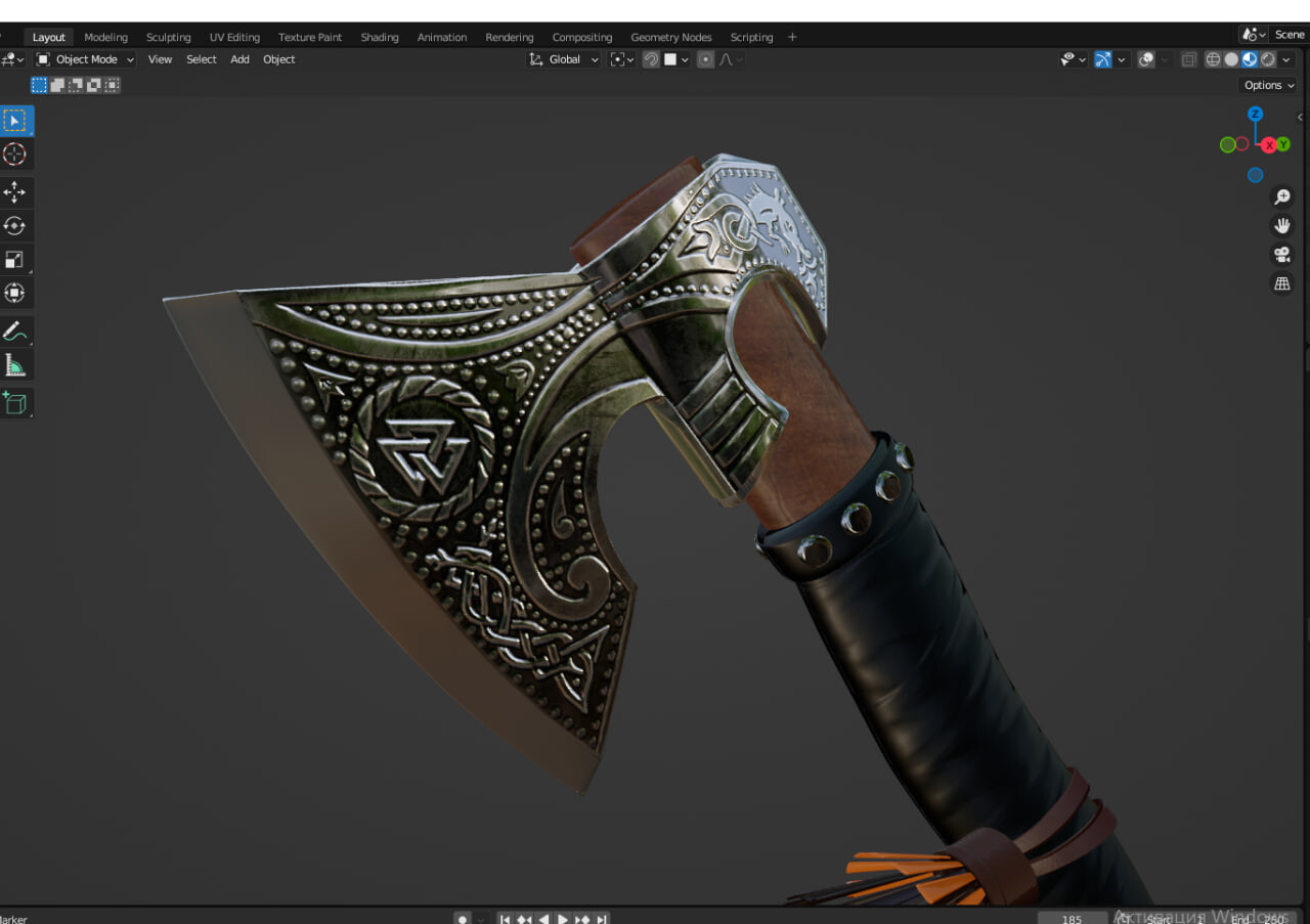 ArtStation - Battle Axe