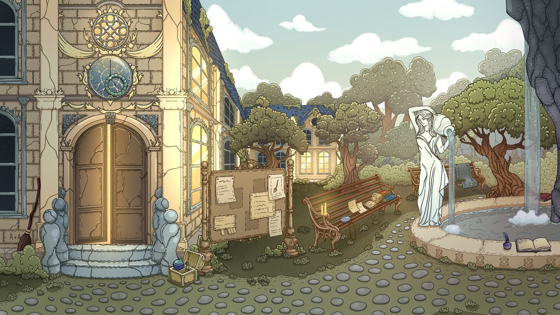 ArtStation - Background for visual novel