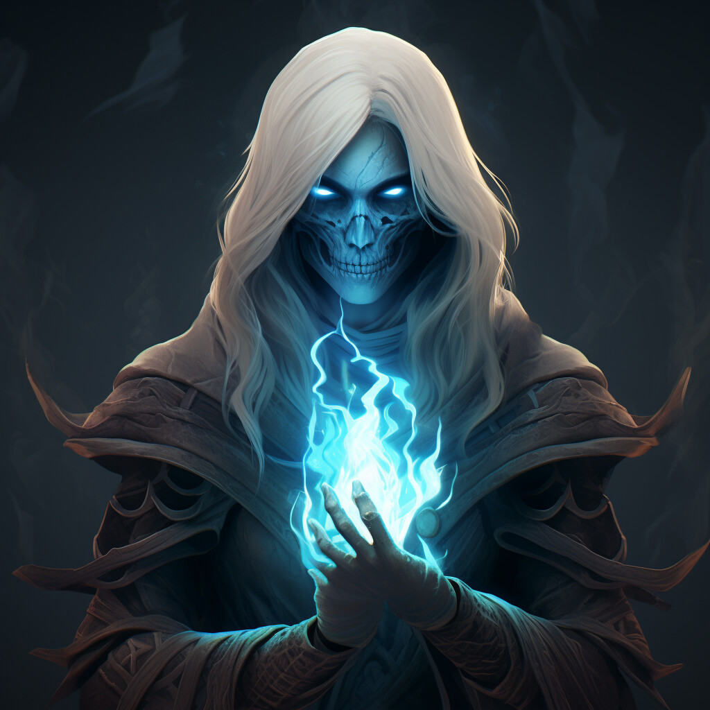 ArtStation - Skeletal mage