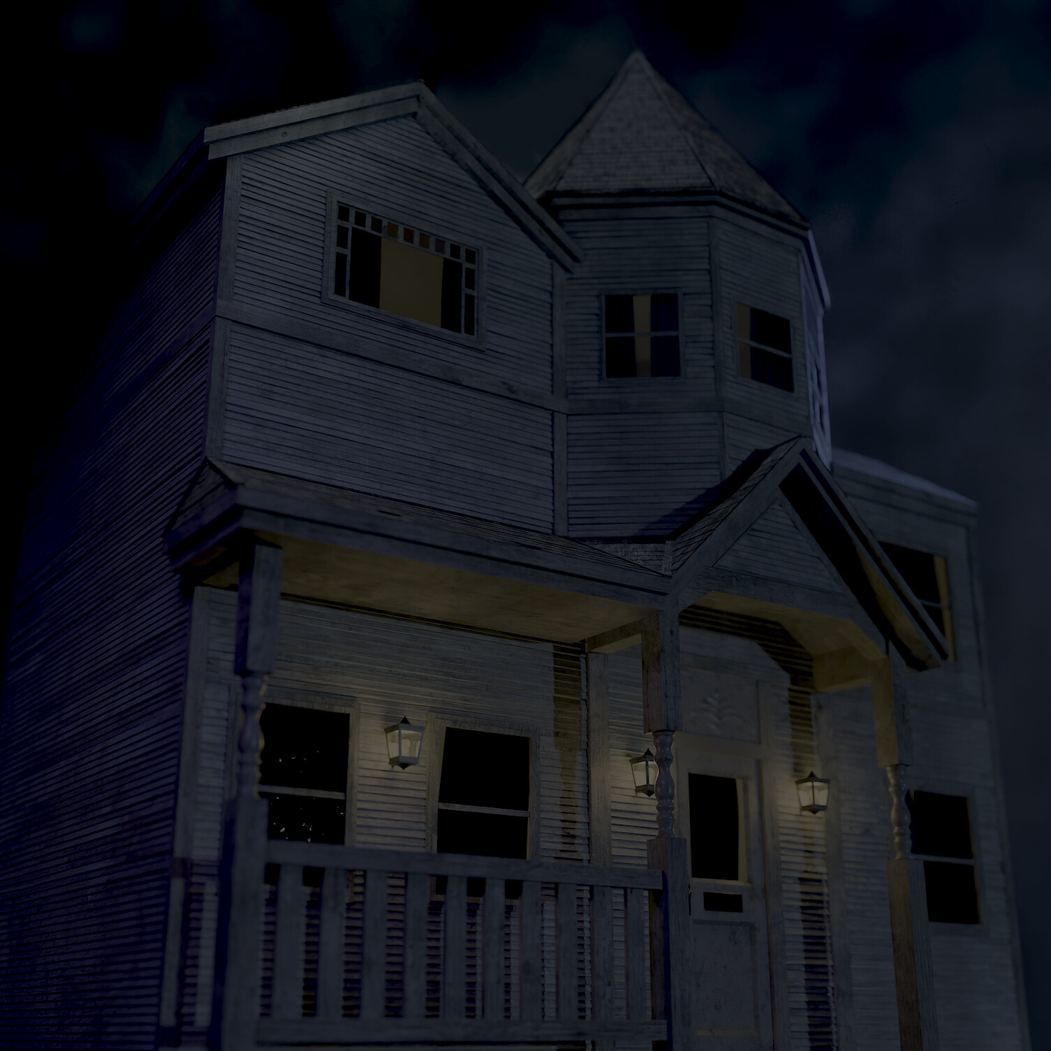 ArtStation - Horror Victorian House