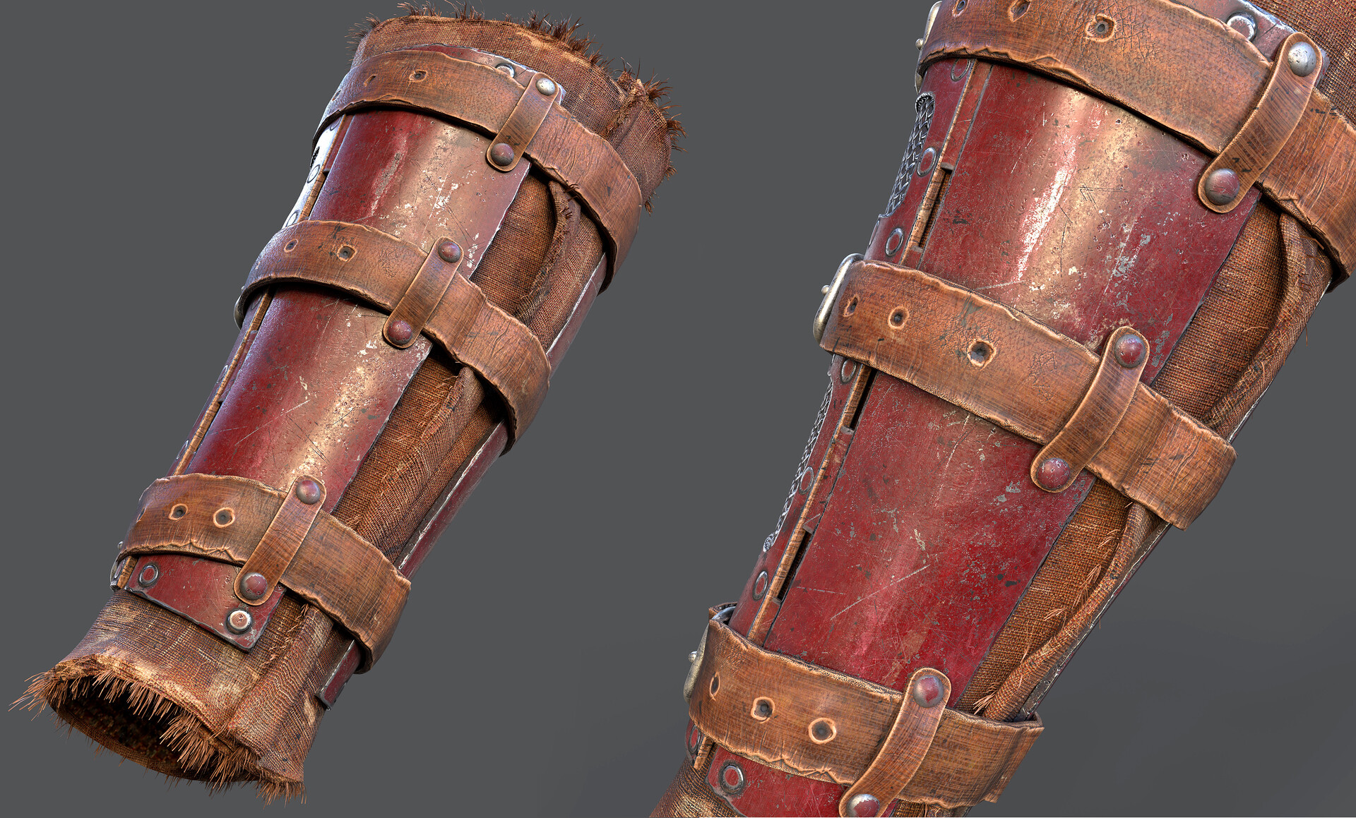 ArtStation - Real Steel Bracer - Post Apocalyptic Bracer - Mad Max Bracer