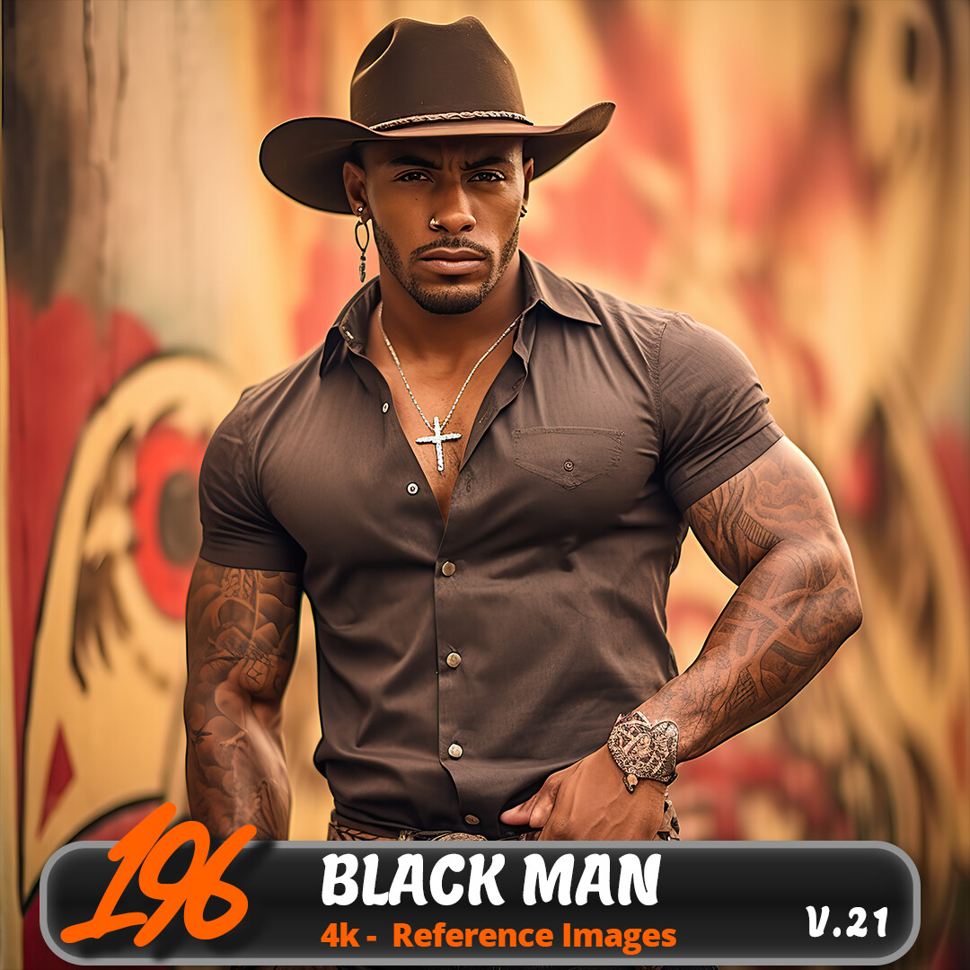 ArtStation - BLACK MAN VOL. 21/ 4K/ Reference Image