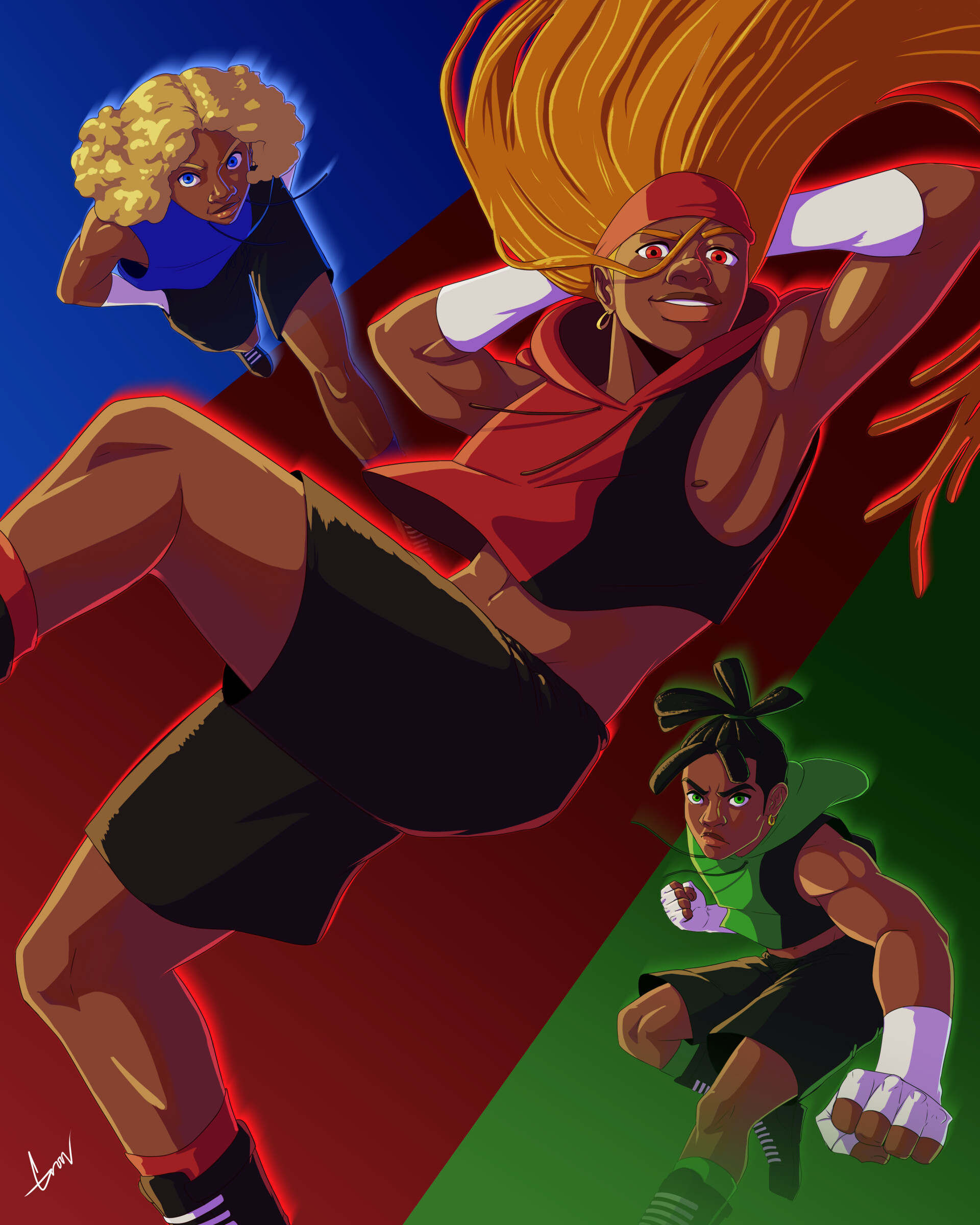 ArtStation - The Rowdyruff Boyz