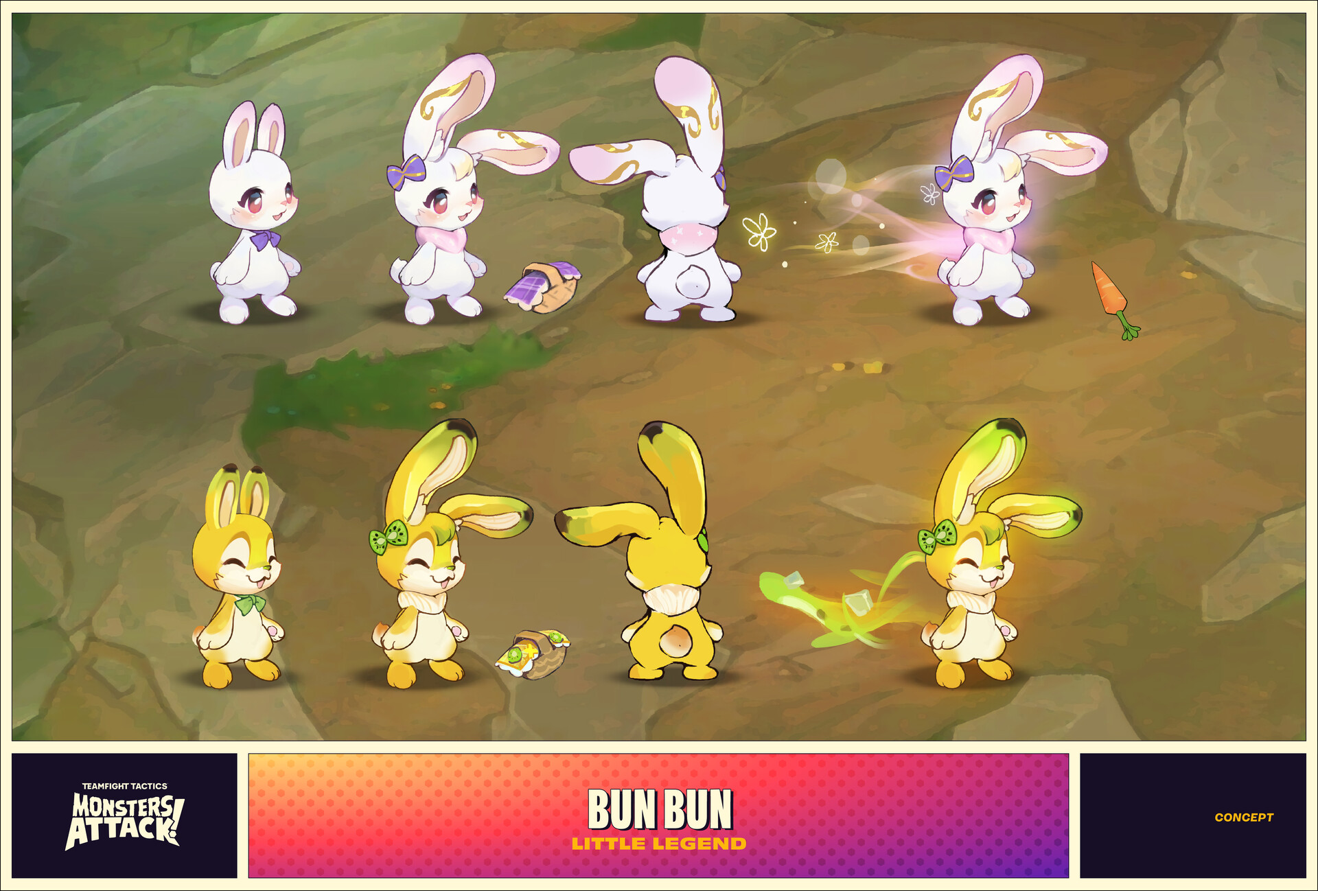 Kudos Productions - Teamfight Tactics | Set8 Monsters Attack | Bunbun