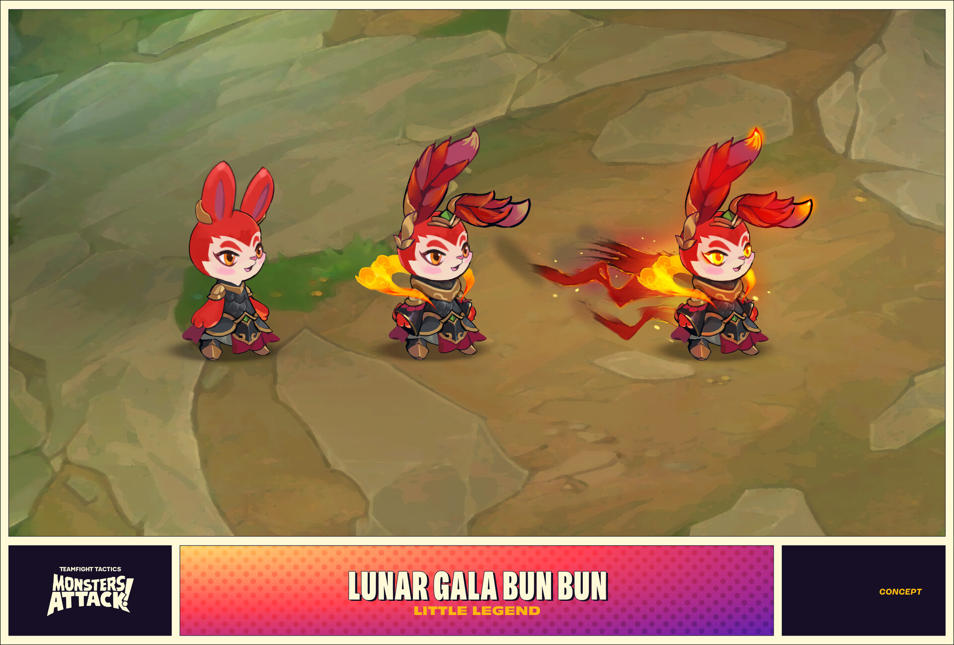 Kudos Productions - Teamfight Tactics | Set8 Monsters Attack | Lunar Gala Bun Bun
