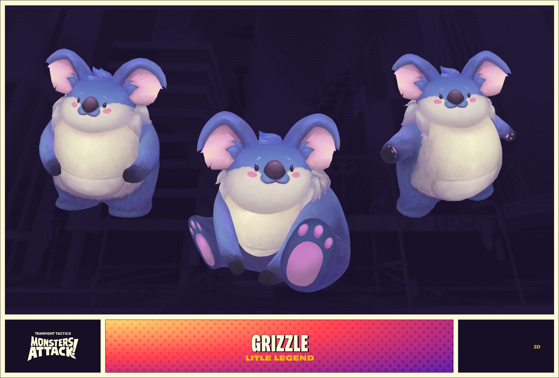 Kudos Productions - Teamfight Tactics | Set8 Monsters Attack | Grizzle