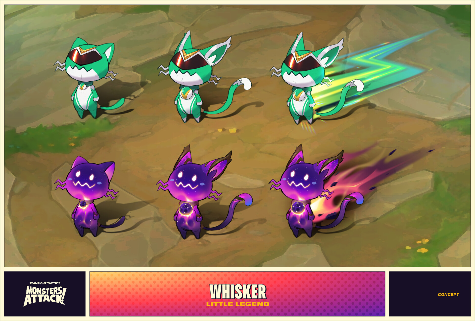 Kudos Productions - Teamfight Tactics | Set8 Monsters Attack | Whisker