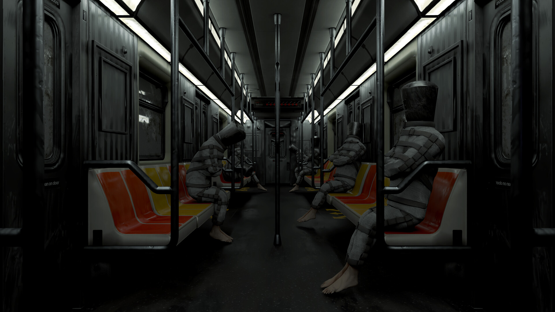 ArtStation - Condemned Souls on the Train