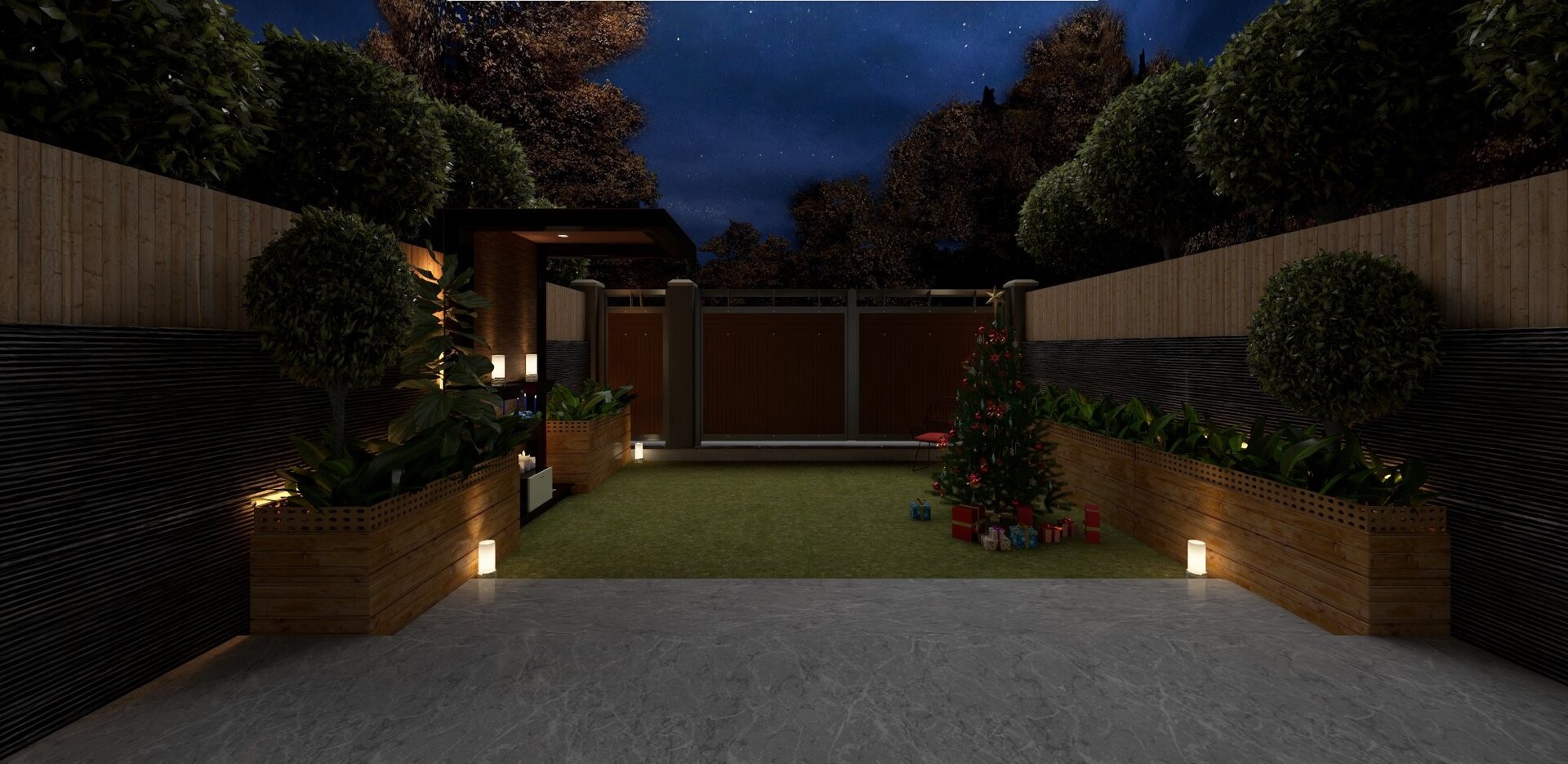 ArtStation - Backyard Render