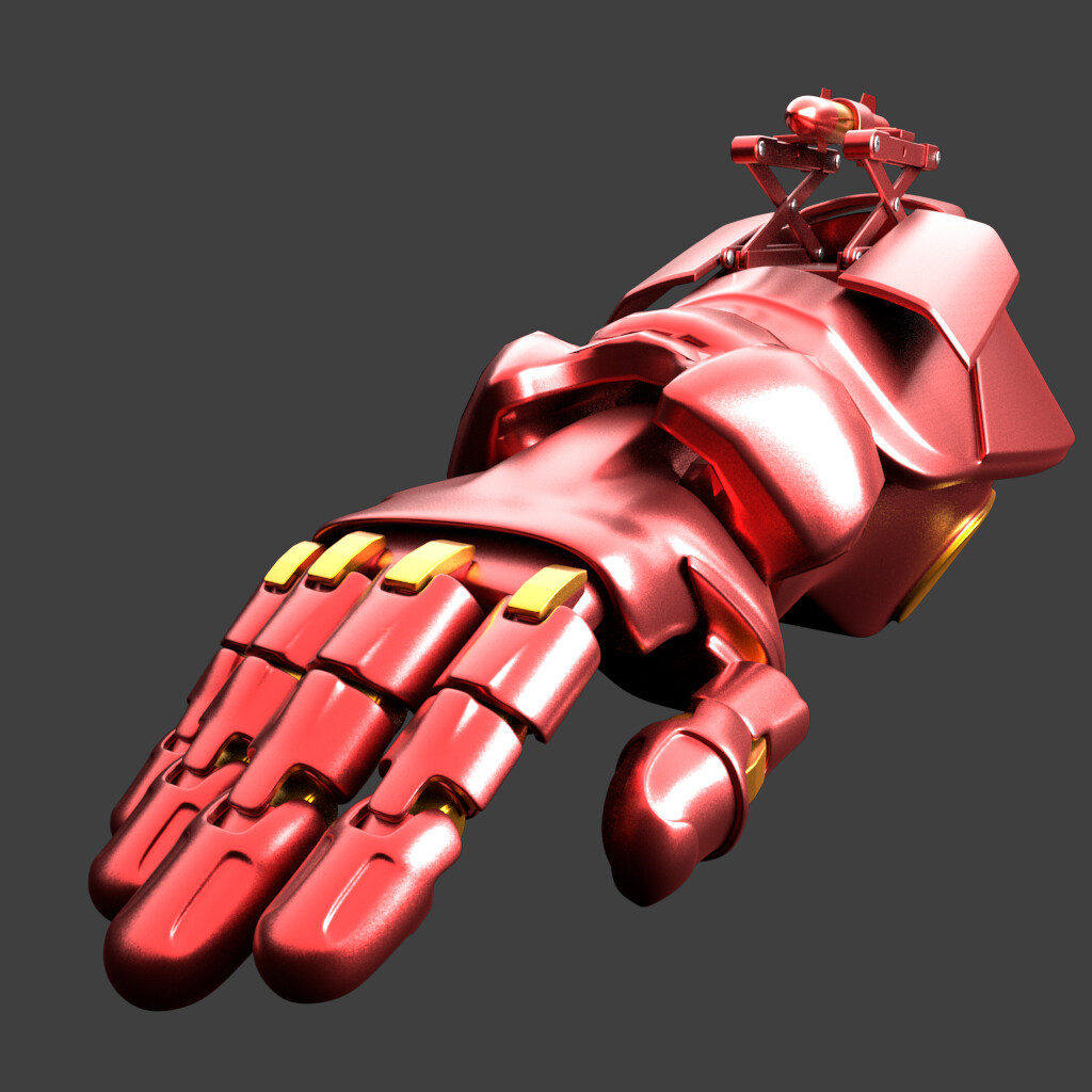 ArtStation - Robotic Arm - with Mini Missile launcher