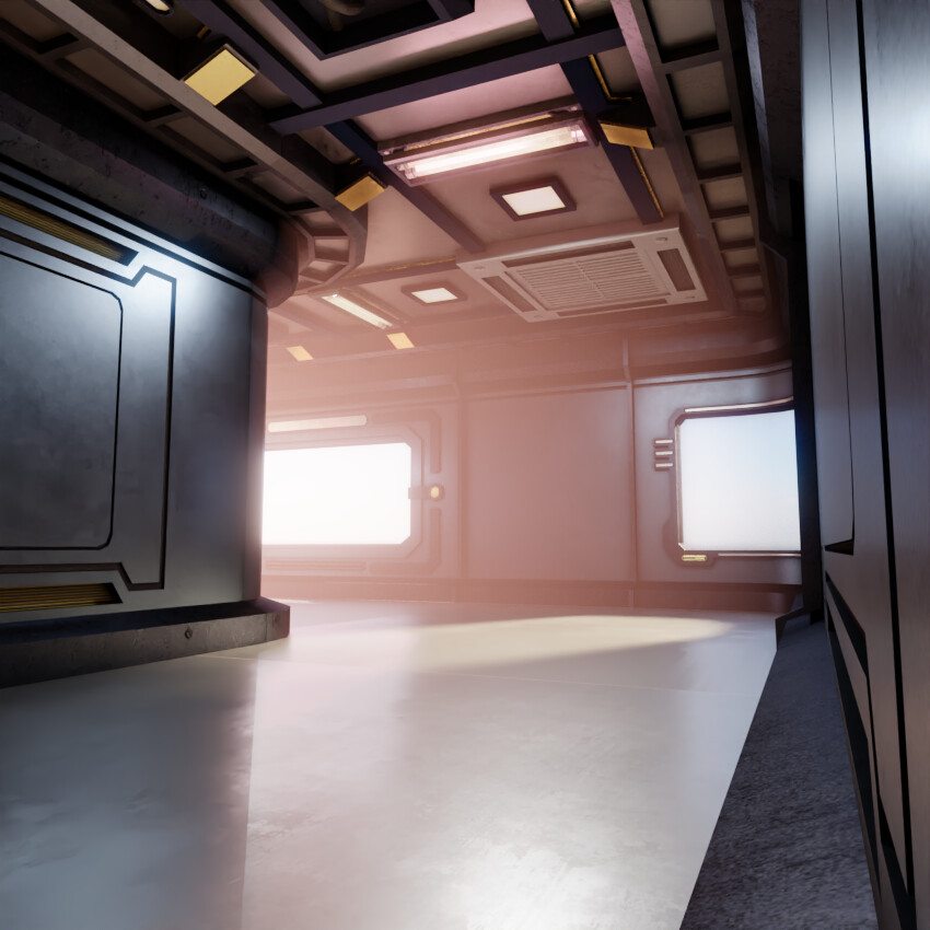 Hansen Windarta - Sci-fi corridor