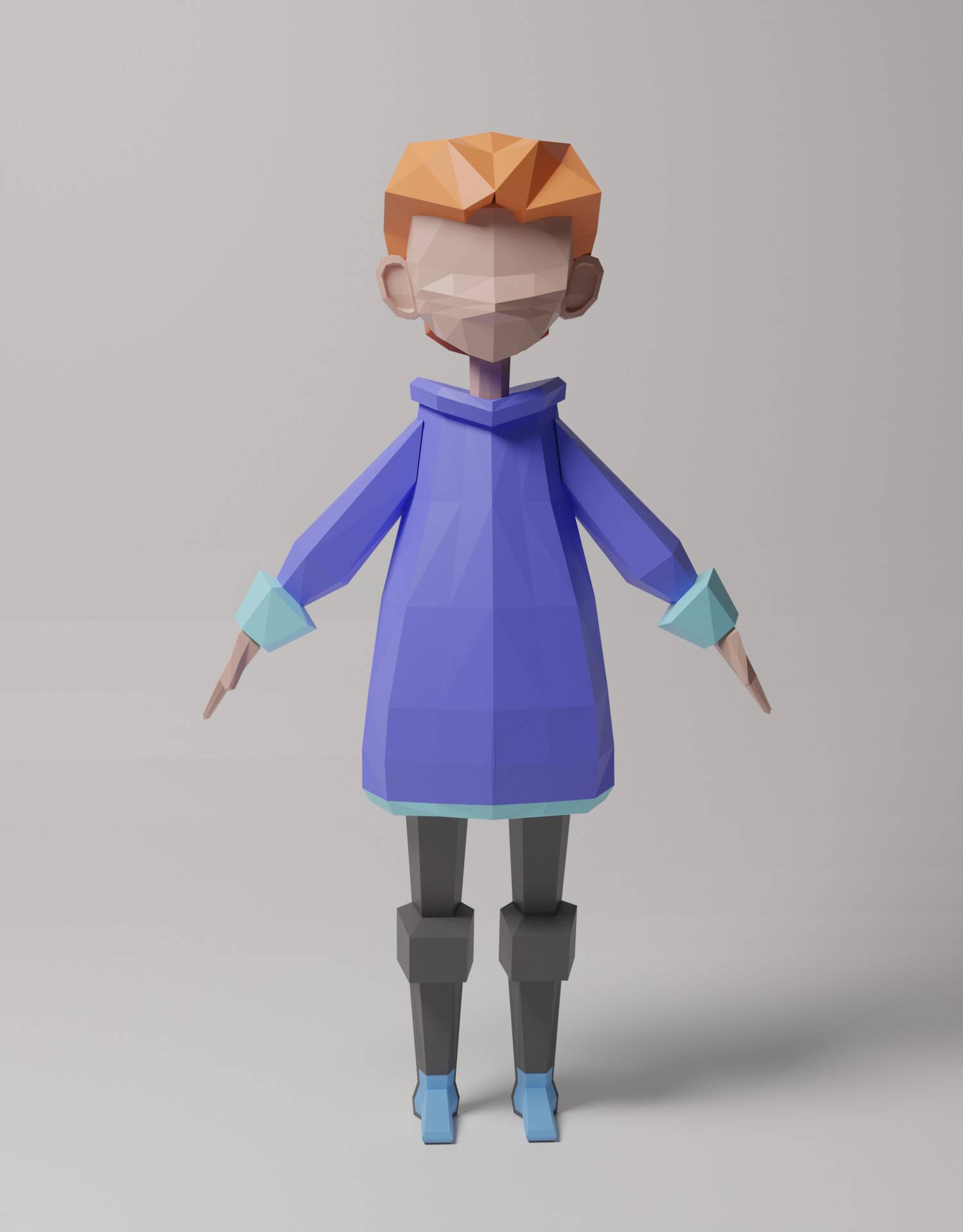 ArtStation - Low Poly Character Model