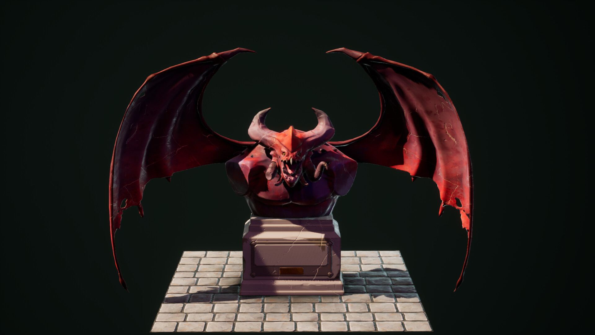 ArtStation - Demon statue