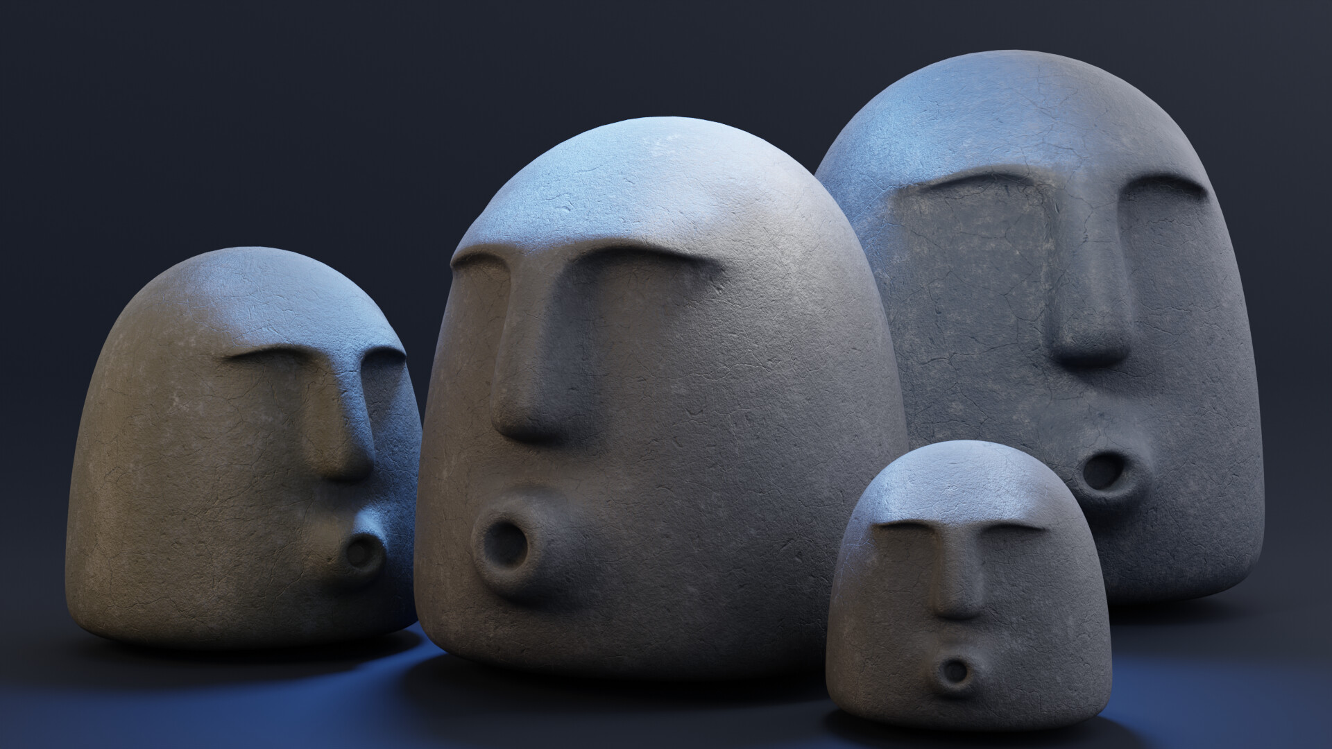 ArtStation - Oooof Statues