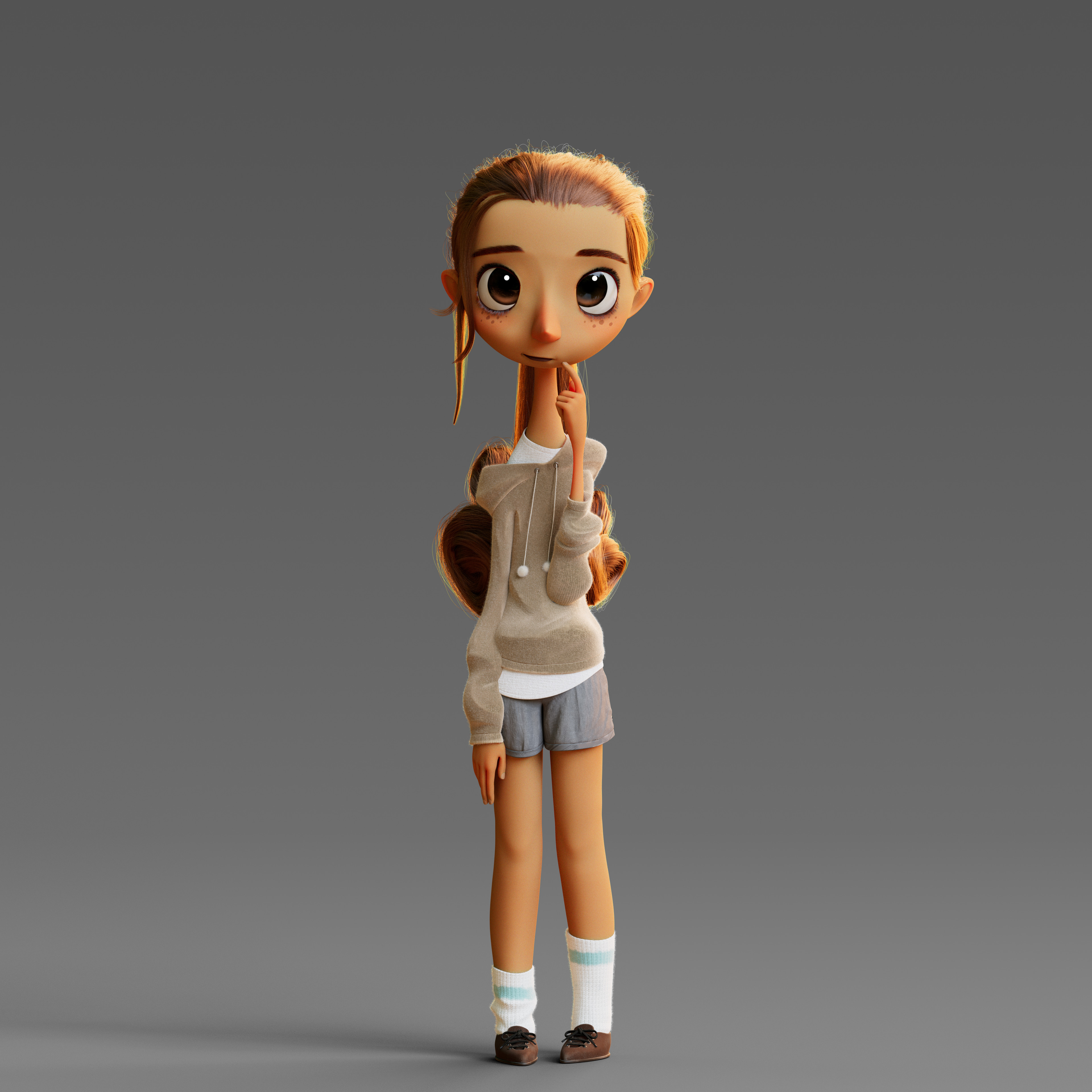 Charles Ellison - Girl with a ponytail