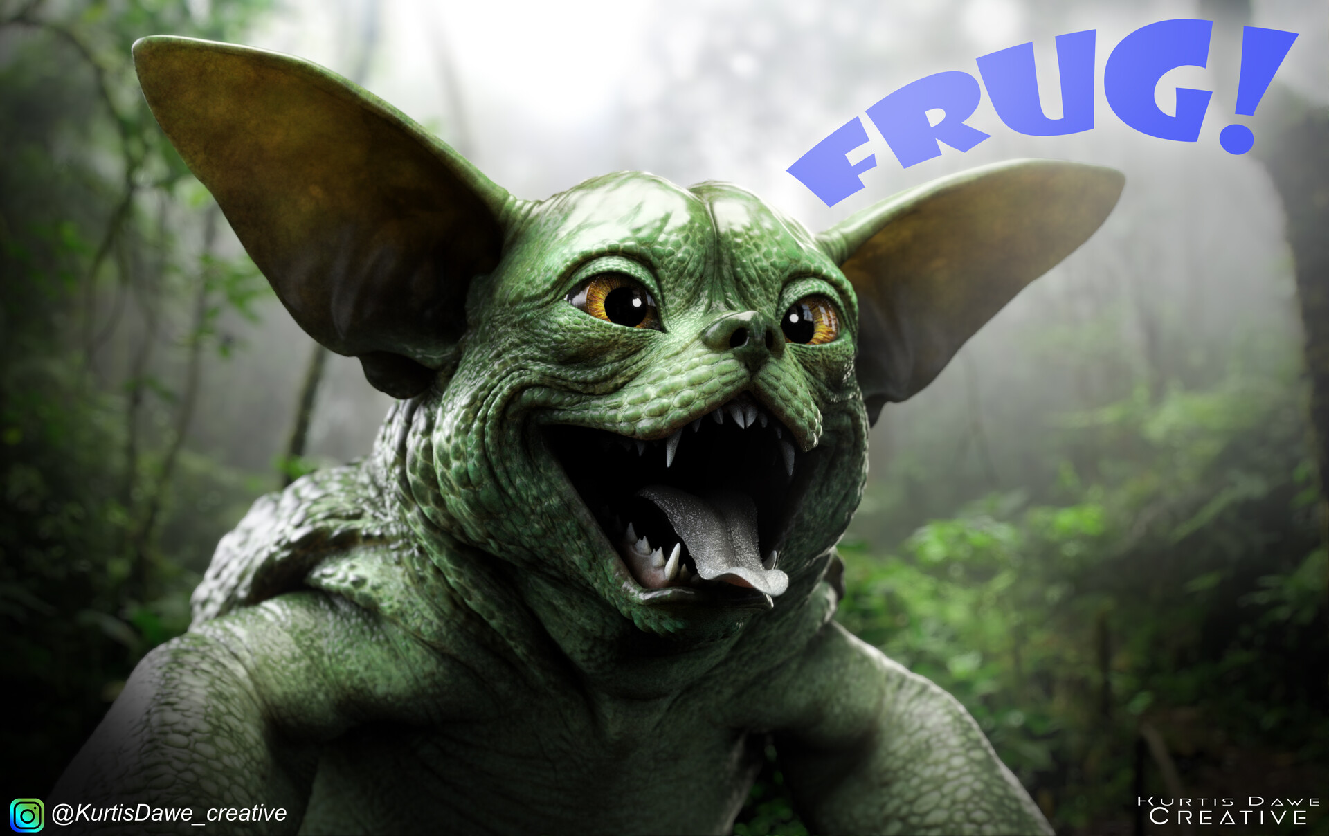 ArtStation - FRUG - Pug Frog