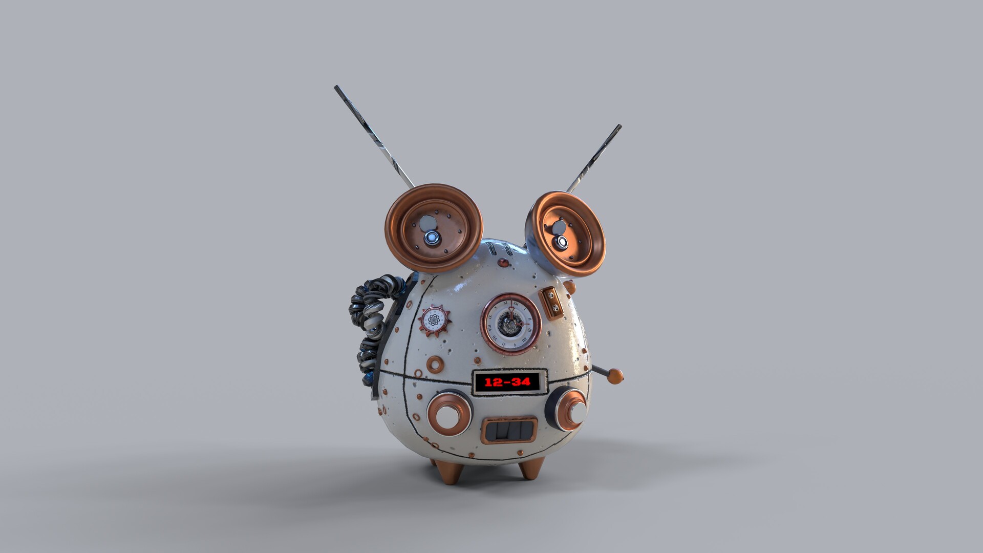 ArtStation - Sci-Fi Mouse Clock