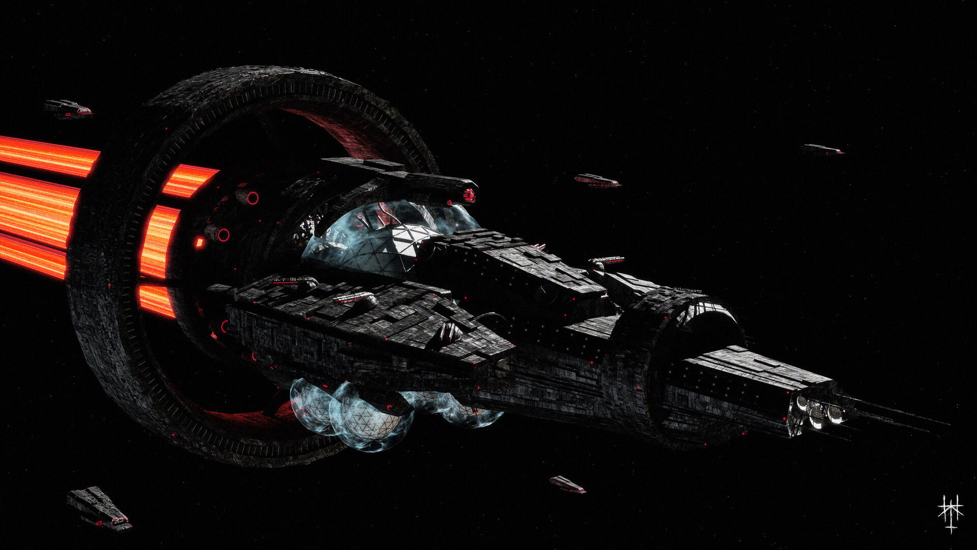 Matteo Hektor Gasparoni - ARCHANGEL CLASS SPACESHIP RAPHAEL :: HYPERION ...