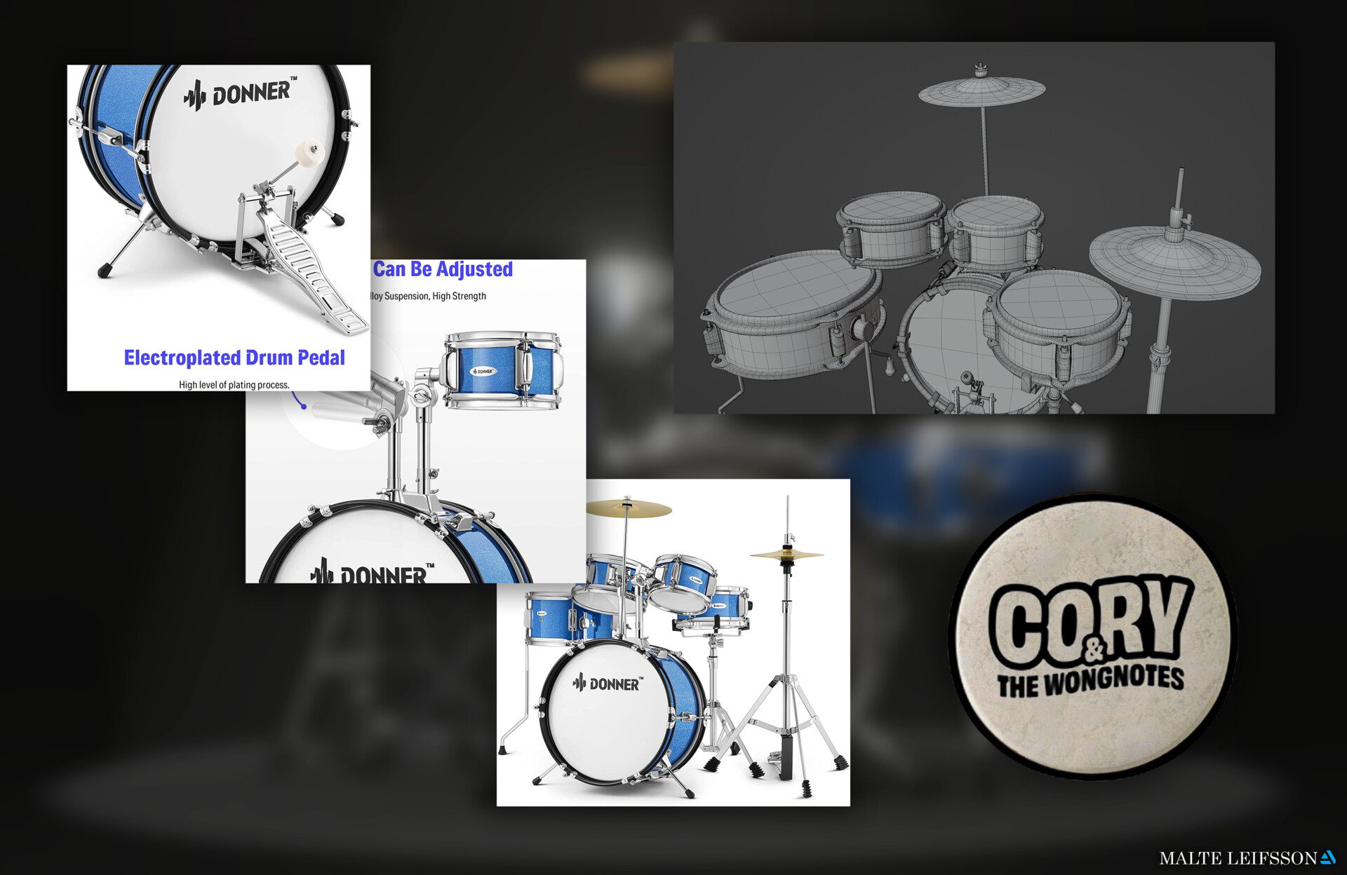 Malte Leifsson - Tiny Drum Kit - Cory Wong & Petar Janjic Tribute