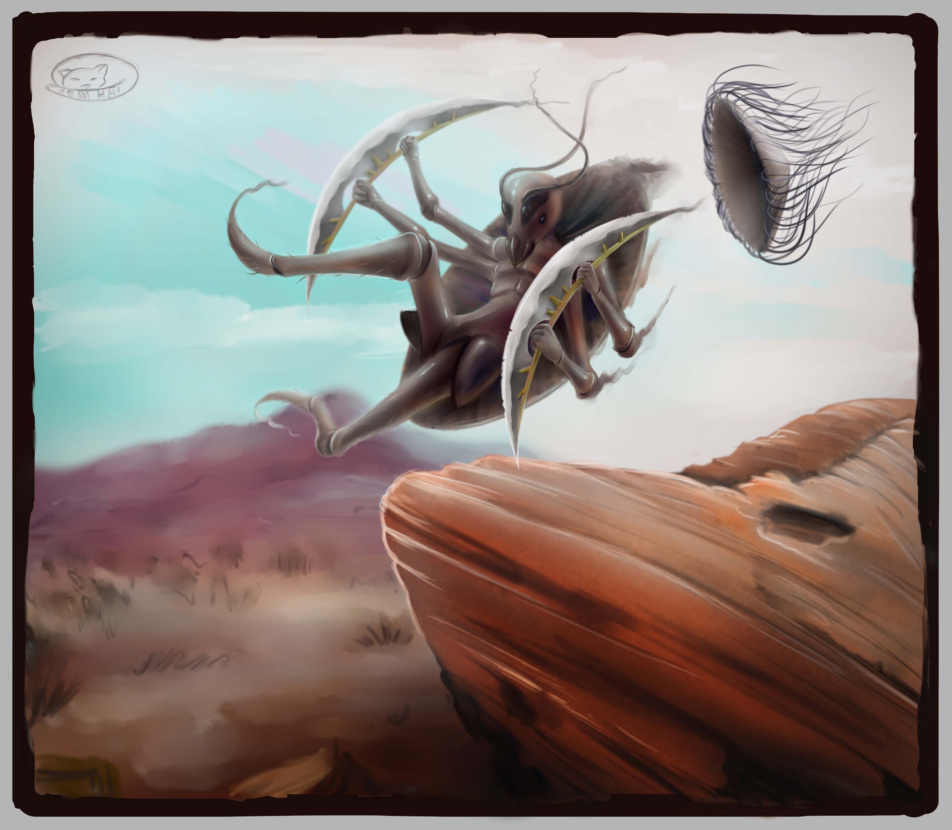 Ion Hat - Adventuring party of humanoid insects