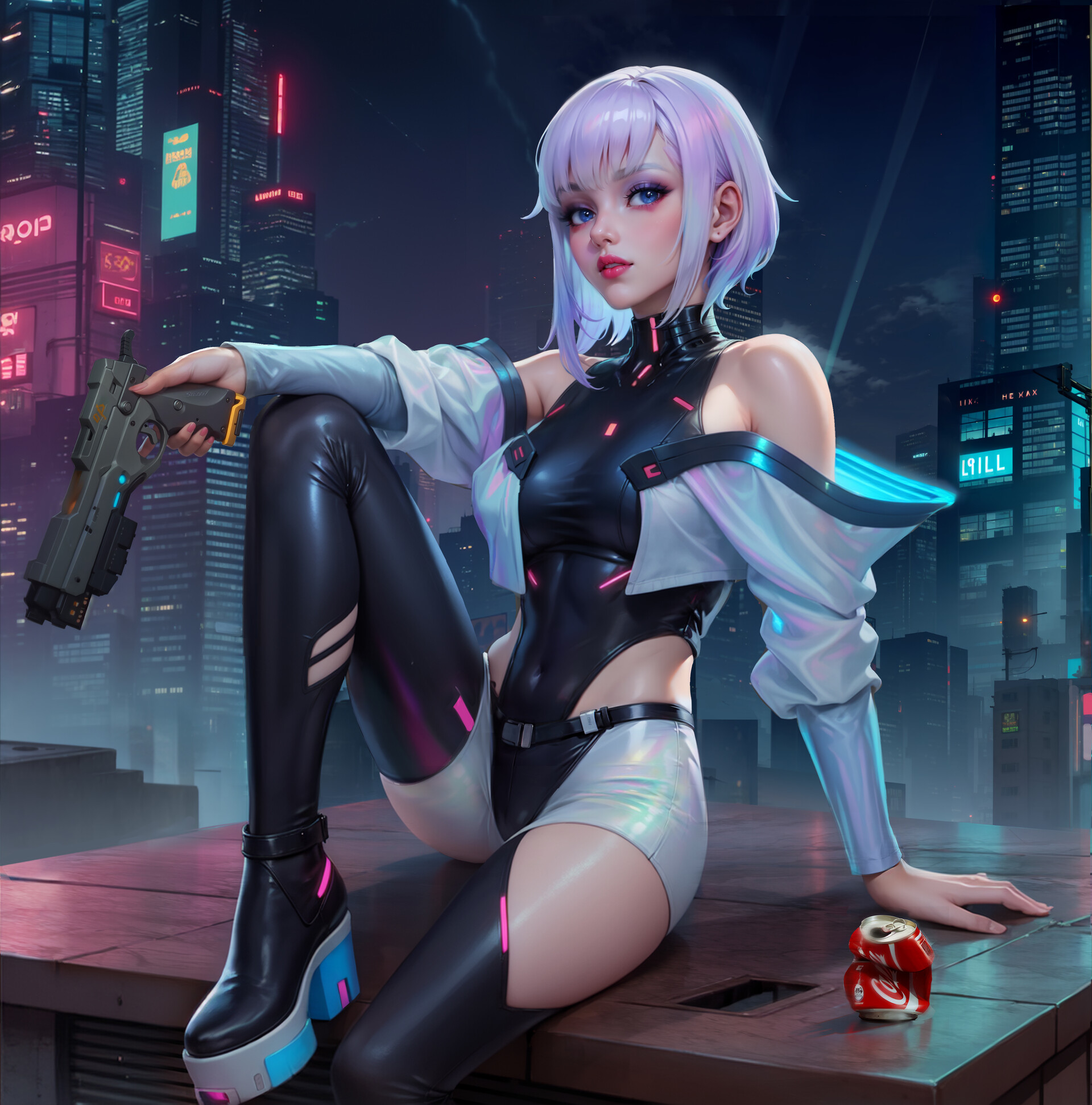 ArtStation - Modification of previous works,Cyberpunk.