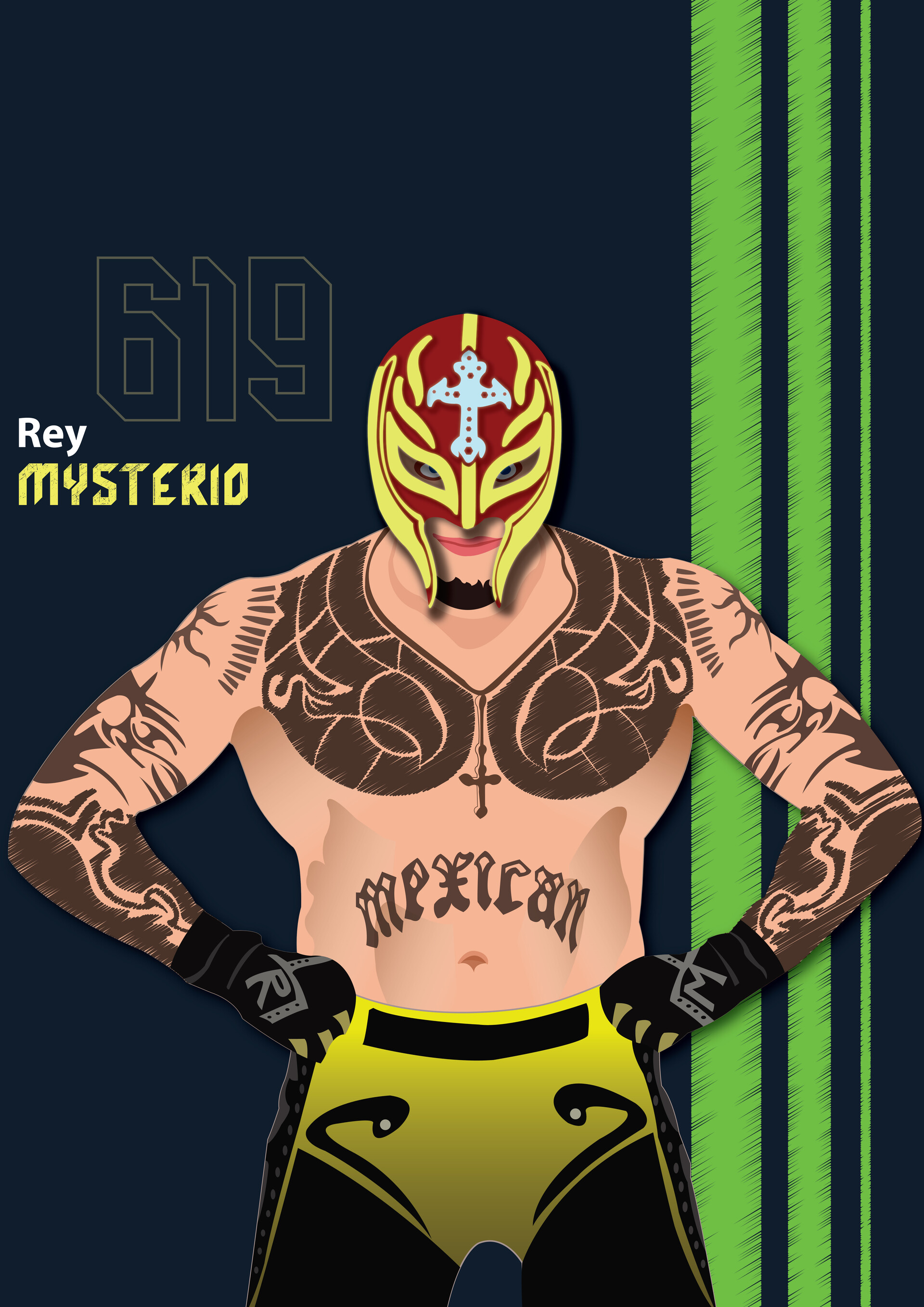 ArtStation - Rey Mysterio