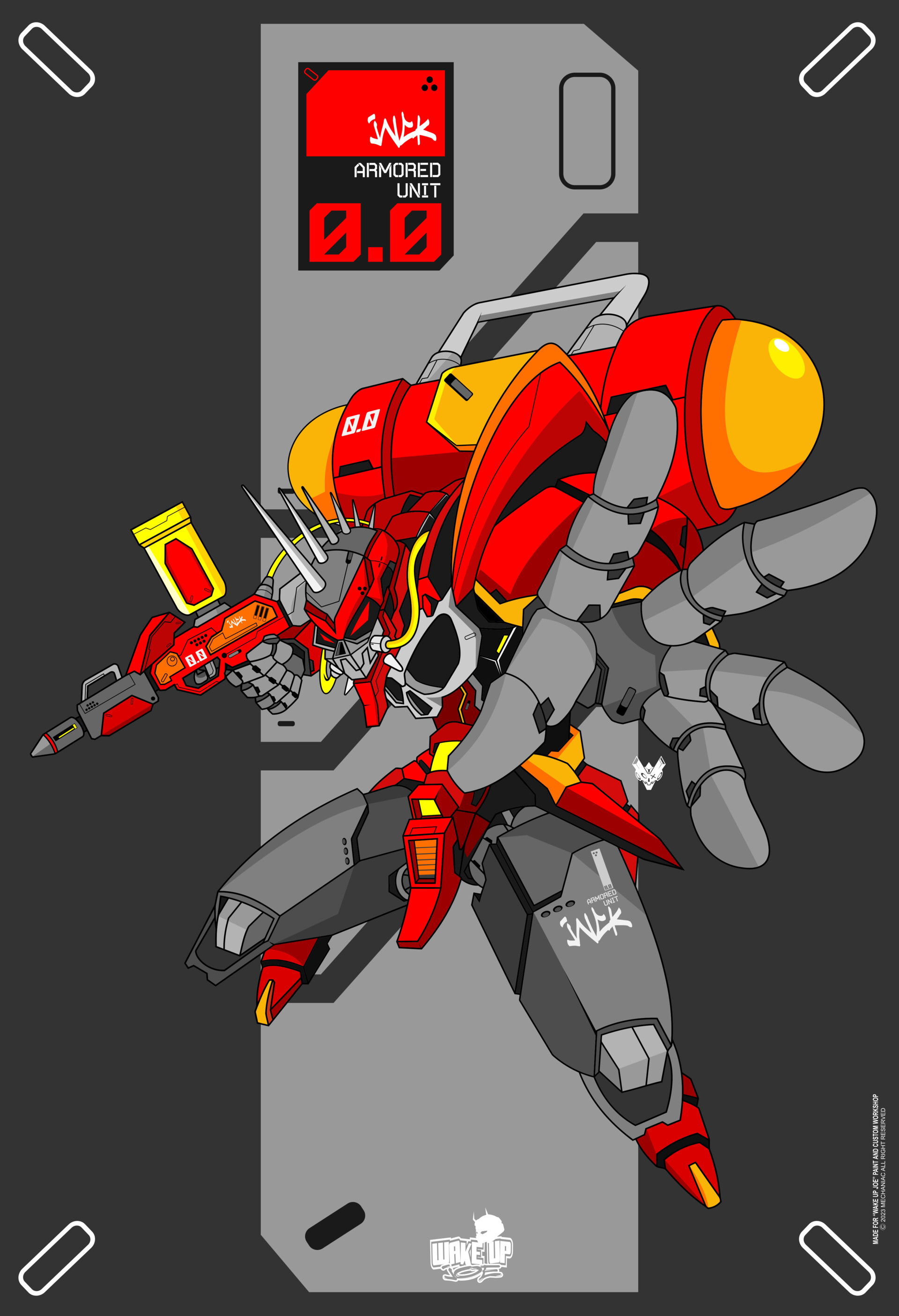 ArtStation - Killer sprayer mecha unit