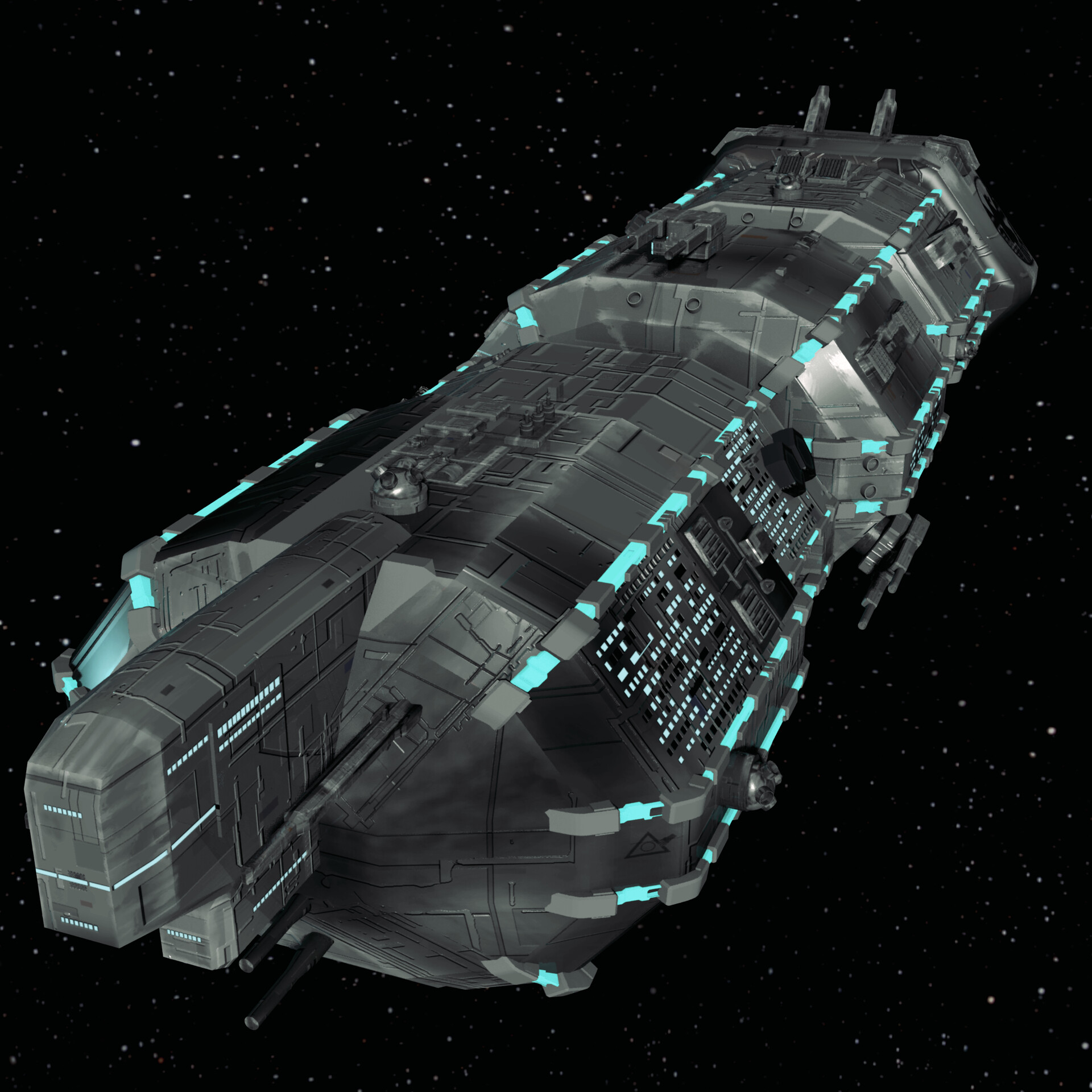 ArtStation - Salavge Marines Helion frigate