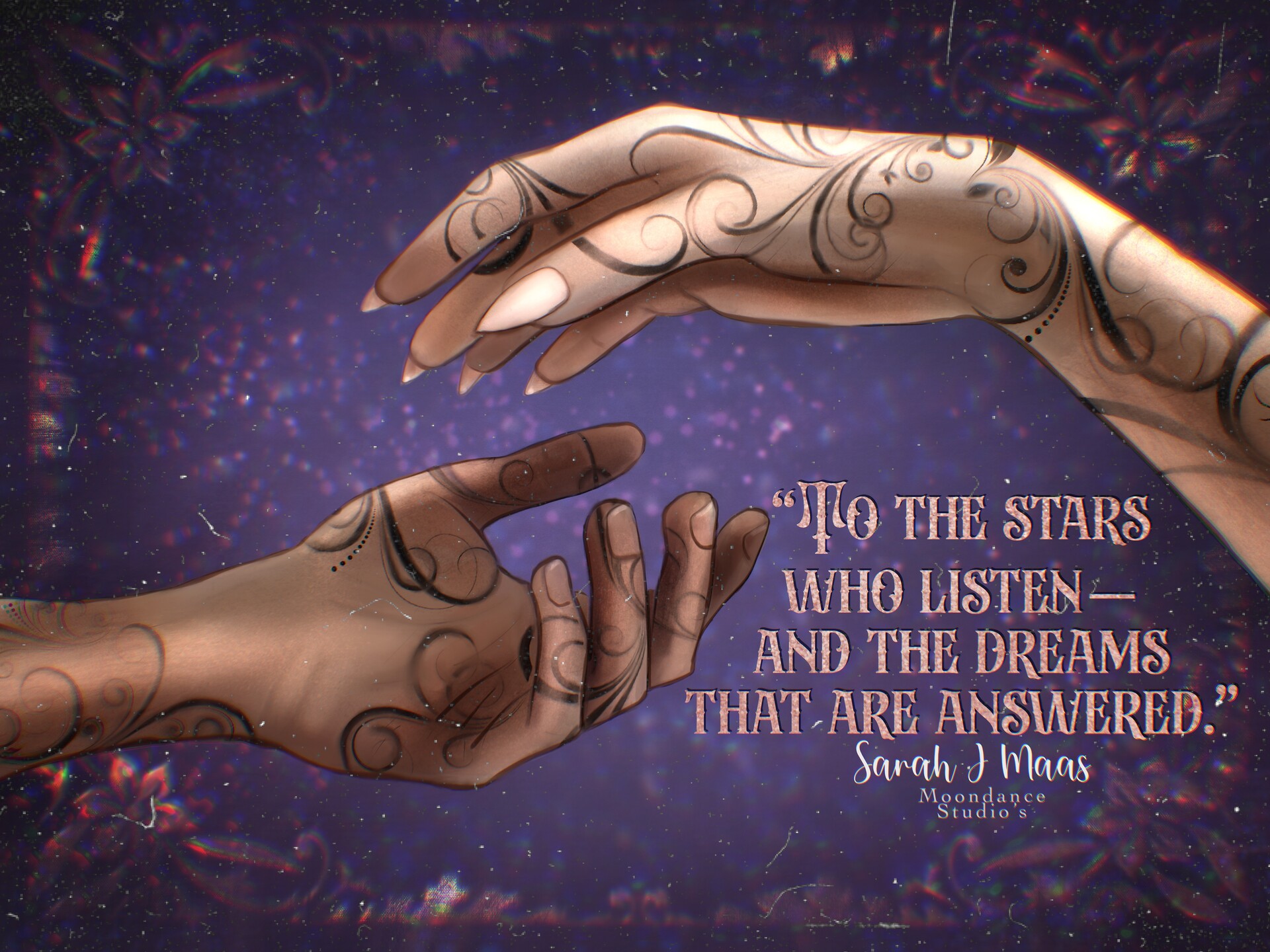 ArtStation - Feyre & Rhysand Hands