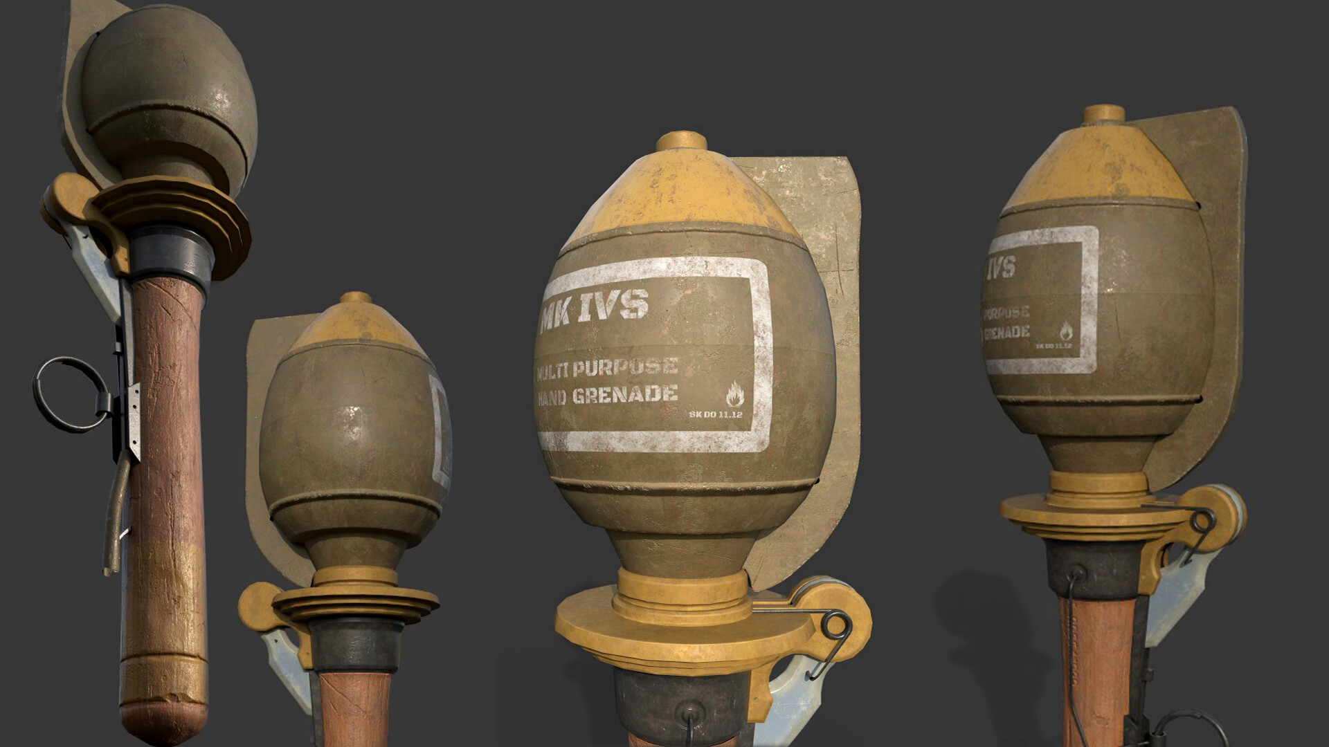 ArtStation - Hand grenade