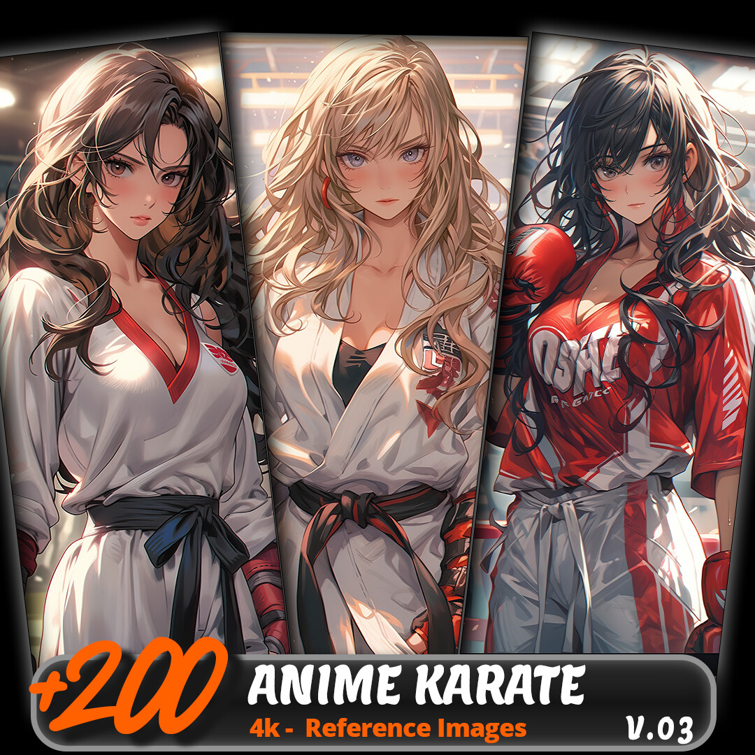 ArtStation - ANIME KARATE VOL. 03/ 4K/ Reference Image