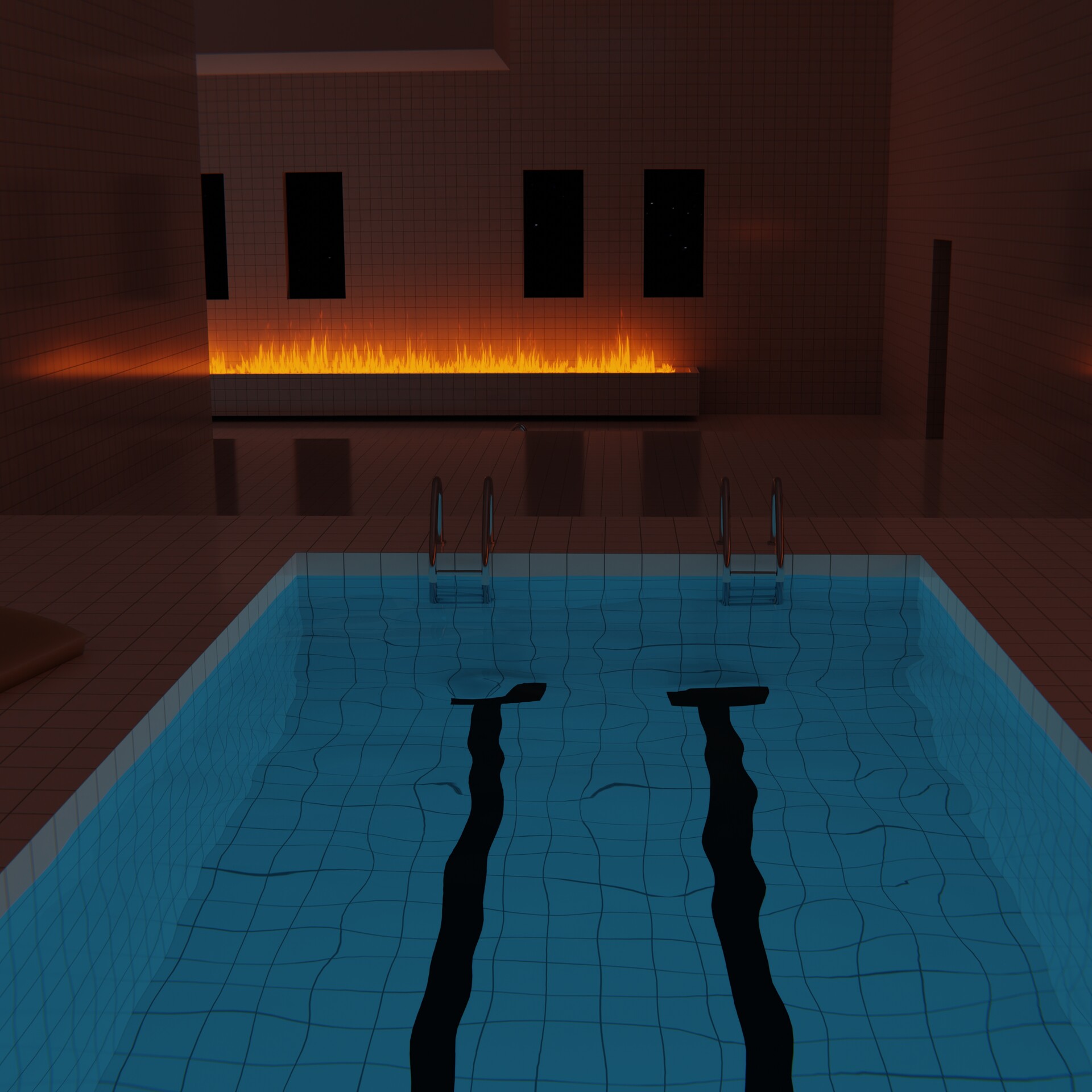 ArtStation - Blender Pool 127: Infinite Stairs 2