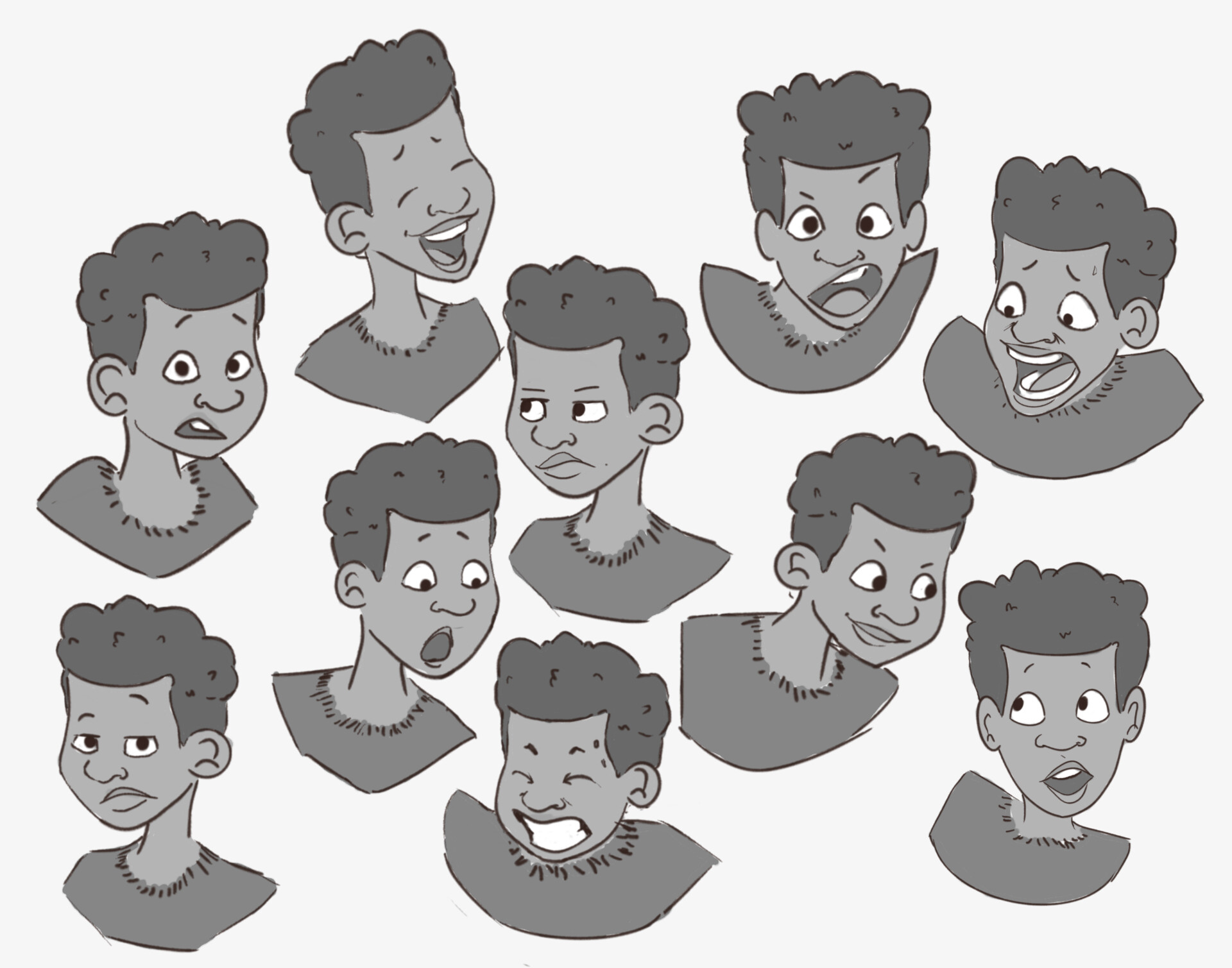 Fridah Maina - Character designs