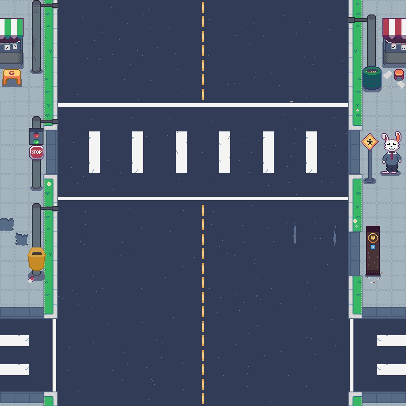 ArtStation - Brazilian Streets Asset - Top Down Pixel Art