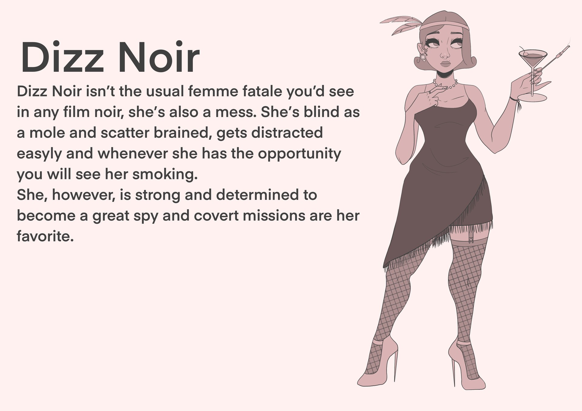 ArtStation - Dizz Noir Character Design