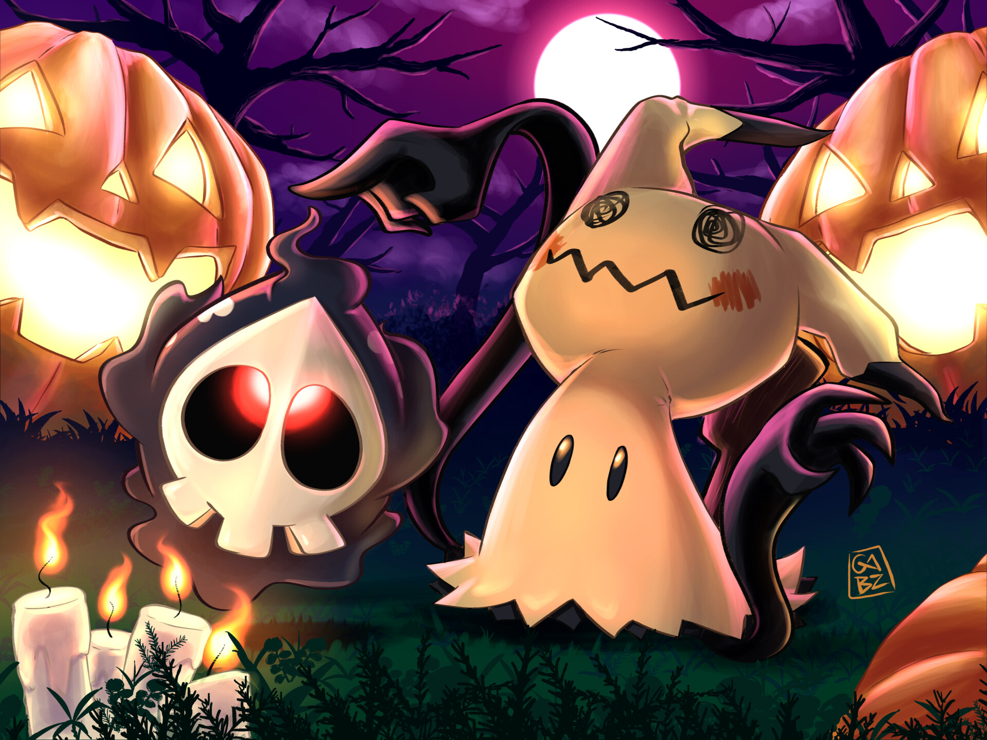 ArtStation - Halloween Pokemon - Fan Art
