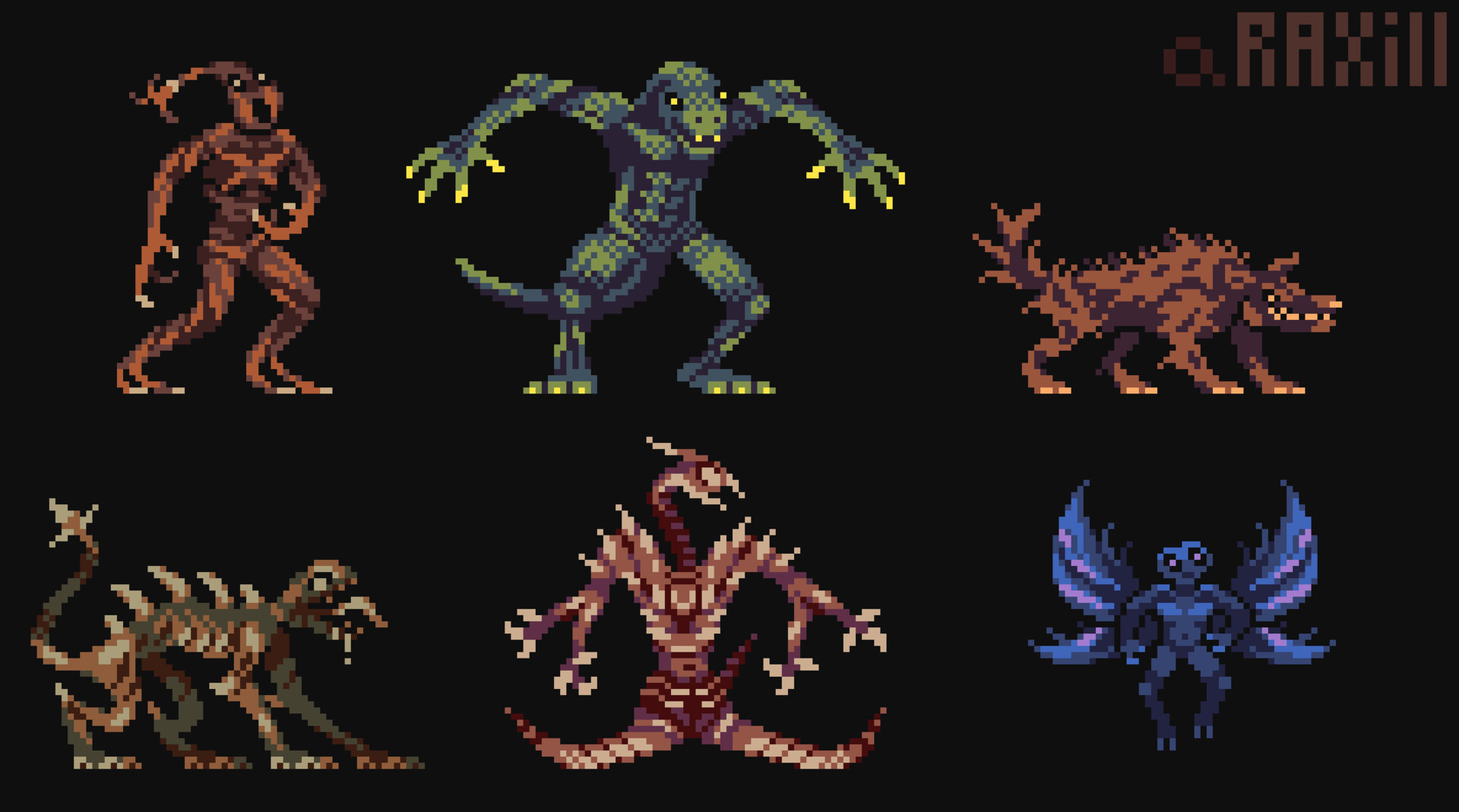 ArtStation - creatures sprites