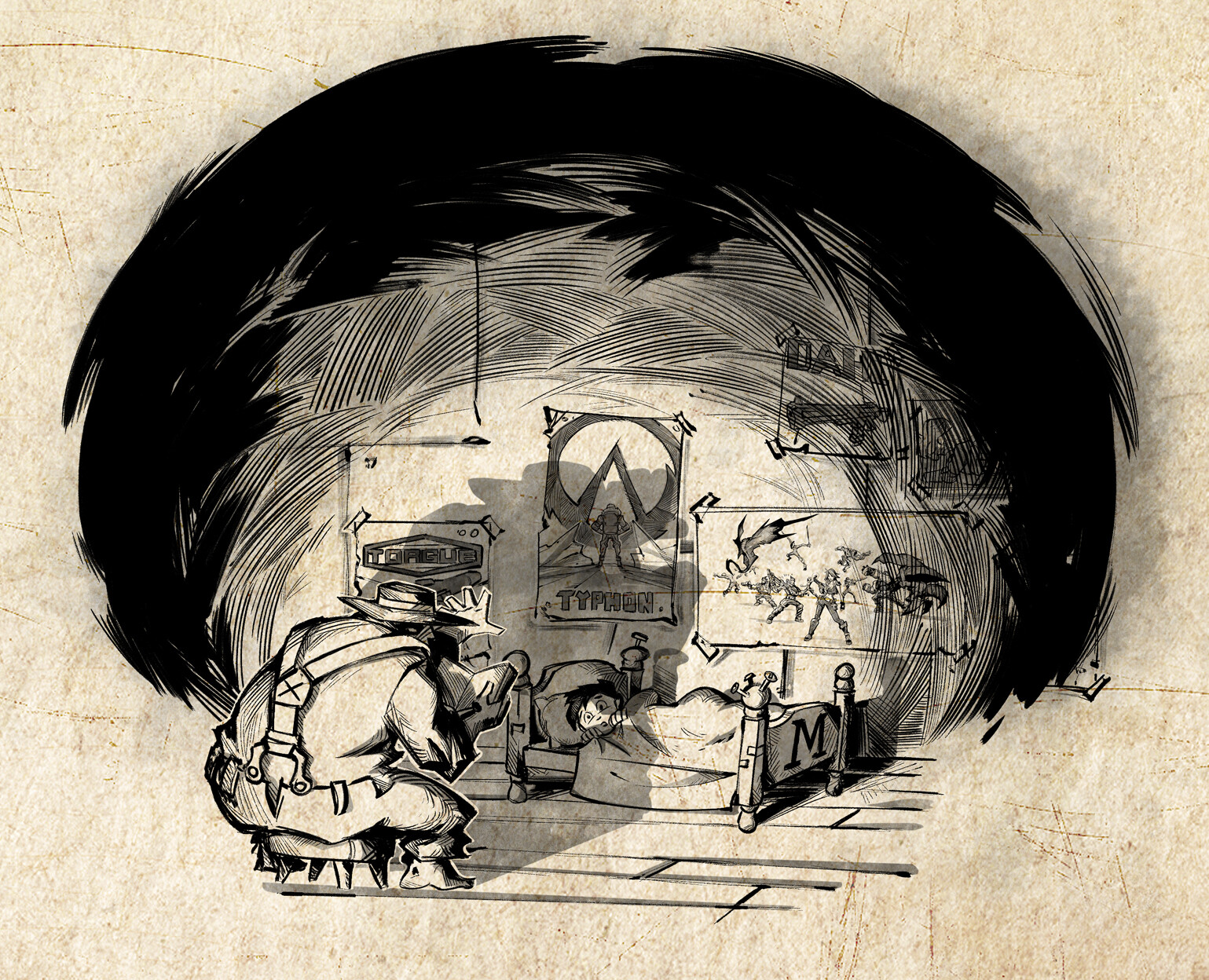 Max Davenport - Borderlands 3 - Marcus Intro Inks