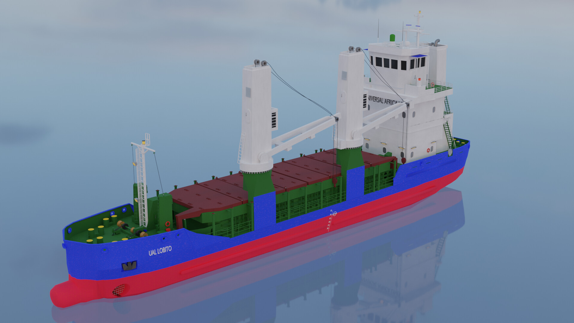 ArtStation - Vessel UAL Lobito 3d model