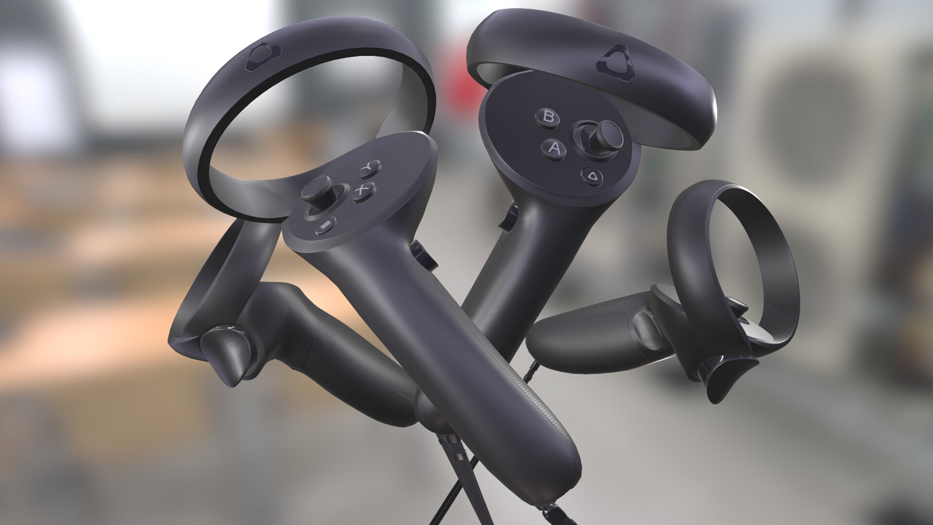 ArtStation - HTC Vive XR Controllers 3D models/Rig/Animations