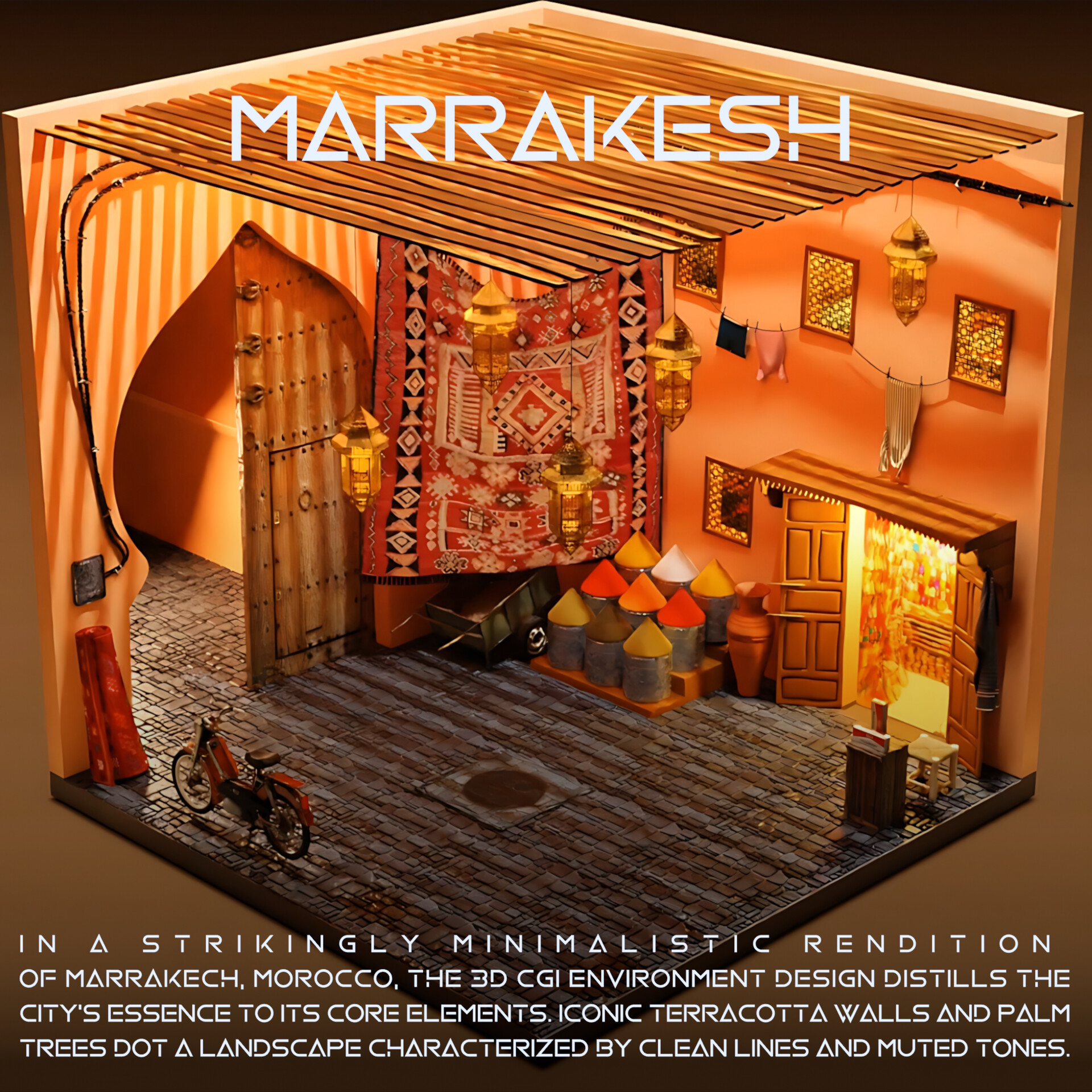 ArtStation - Minimalistic Cities