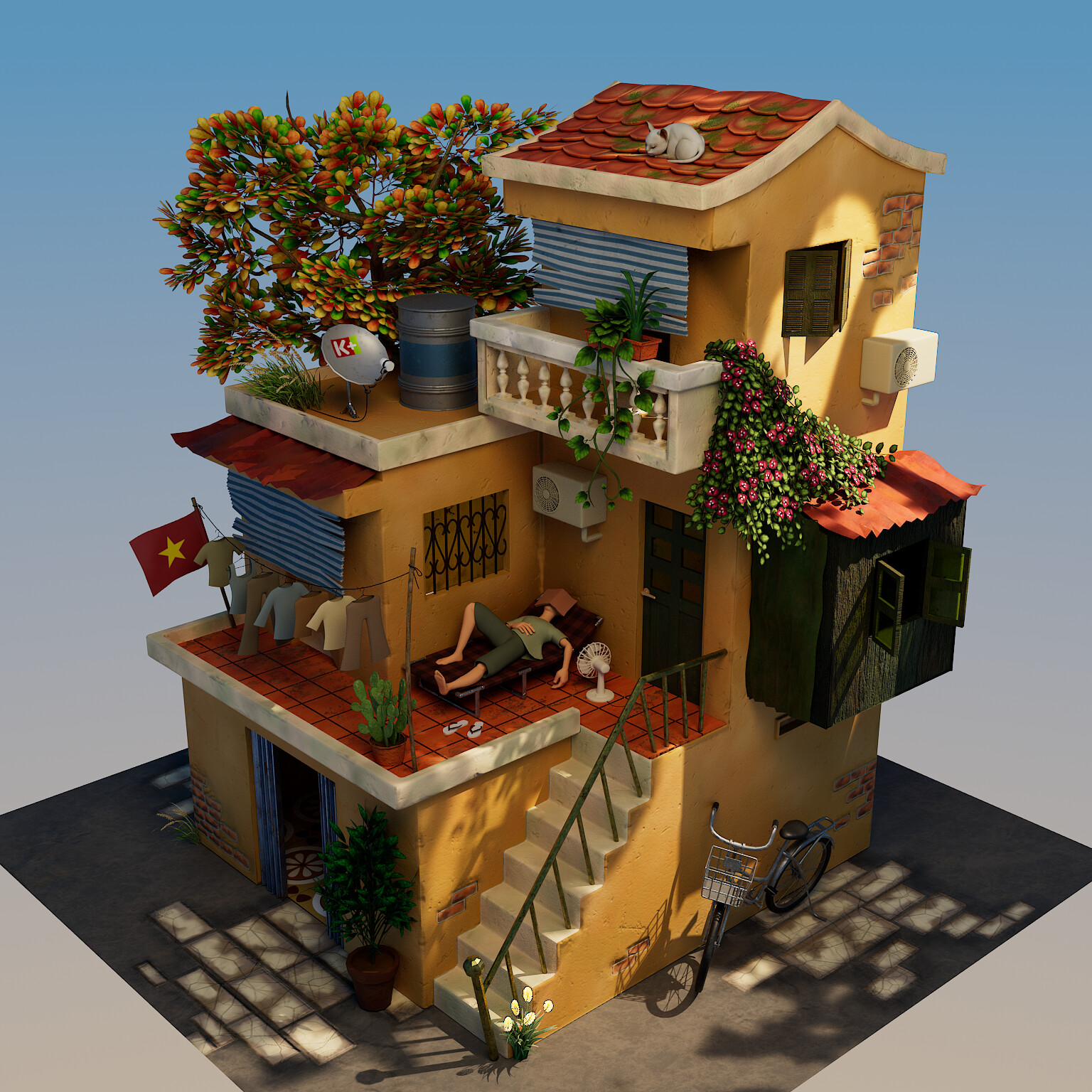 ArtStation - A glance of Vietnam