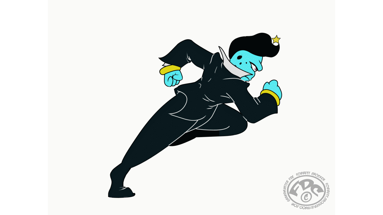 ArtStation - 2D Animation Run Test