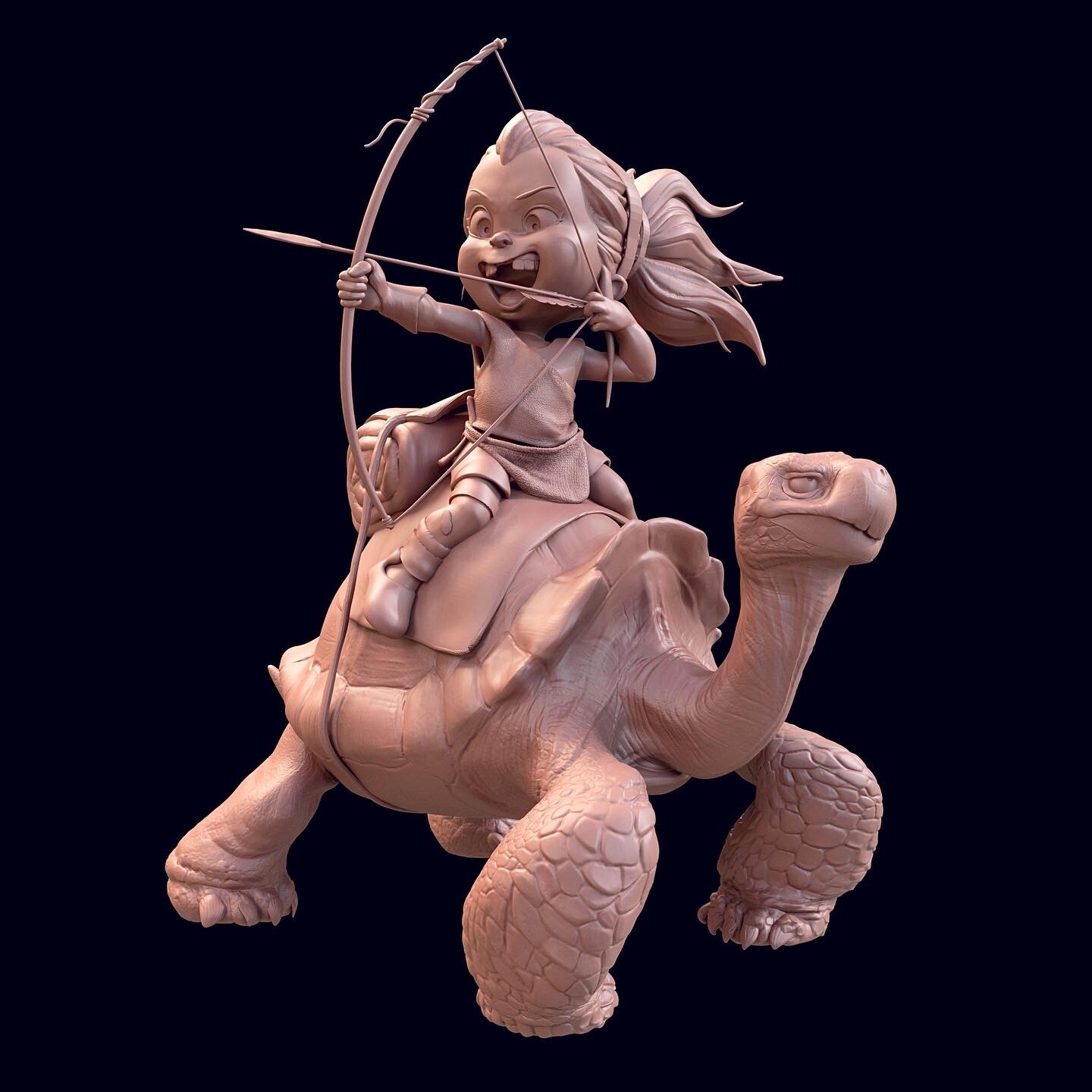 ArtStation - War Tortoise sculpt wip