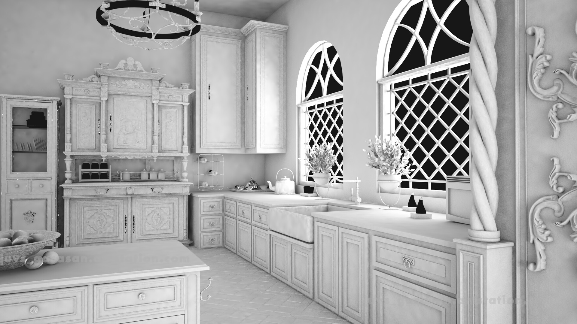 Victorian Gothic Kitchen